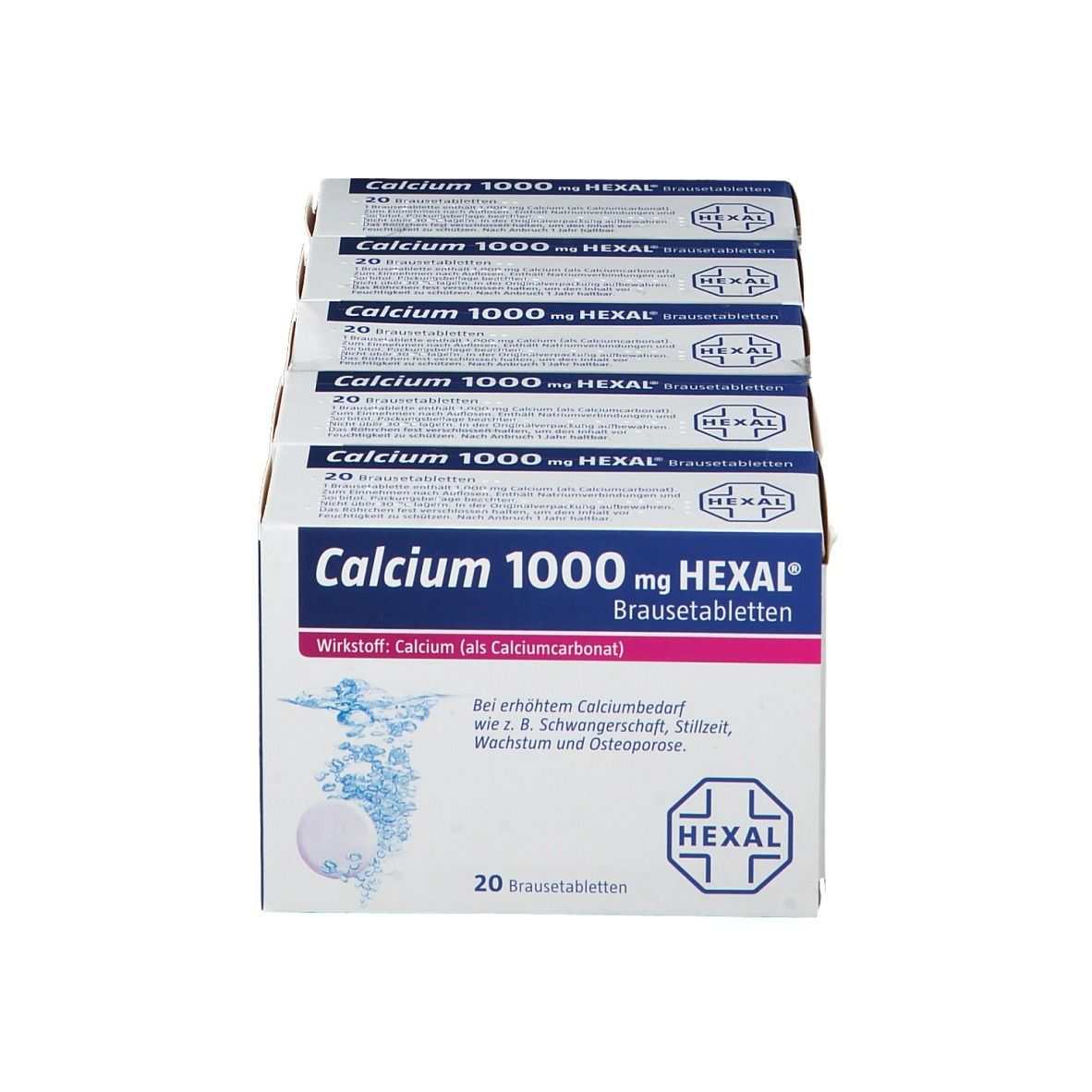 Calcium 1000 mg HEXAL® 100 St - shop-apotheke.com