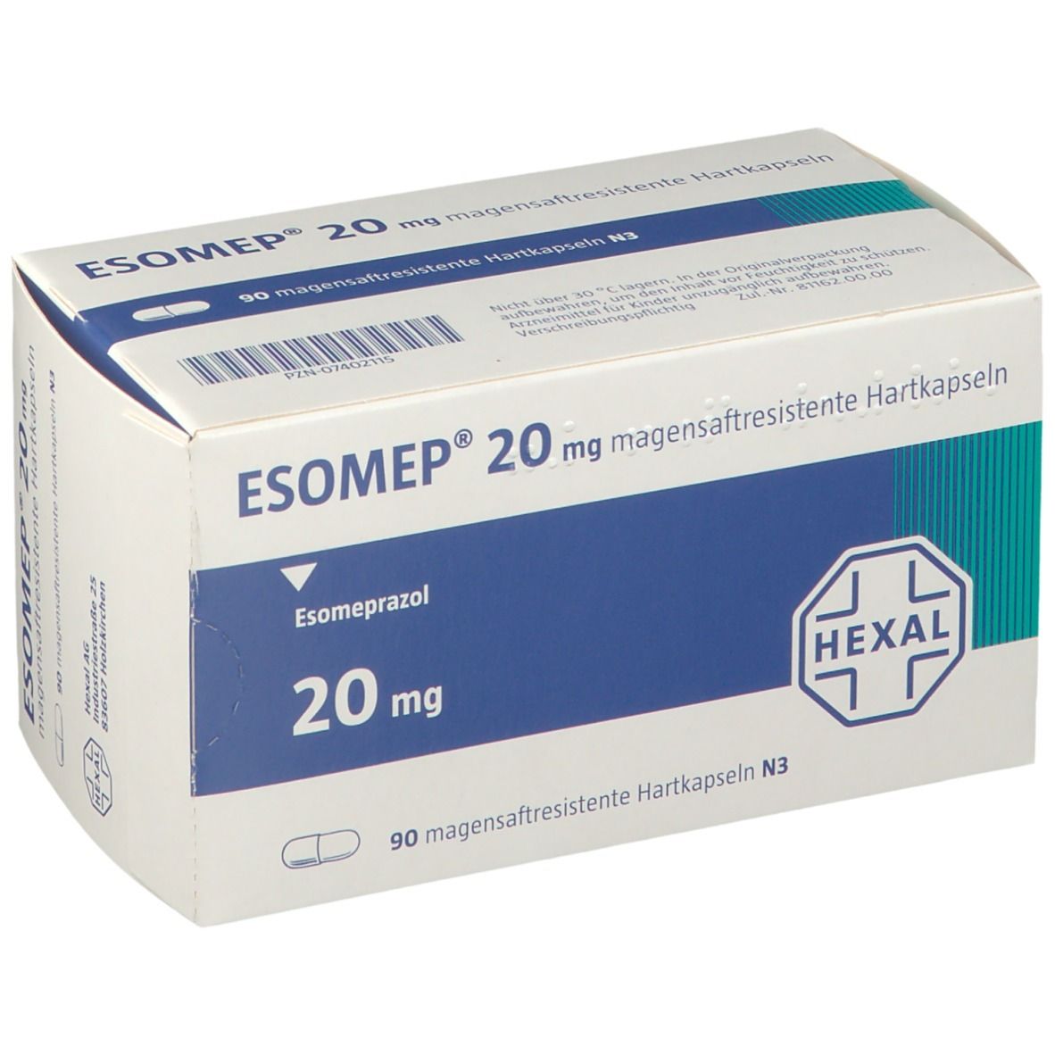 ESOMEP® 20 mg 90 St mit dem E-Rezept kaufen - Shop Apotheke