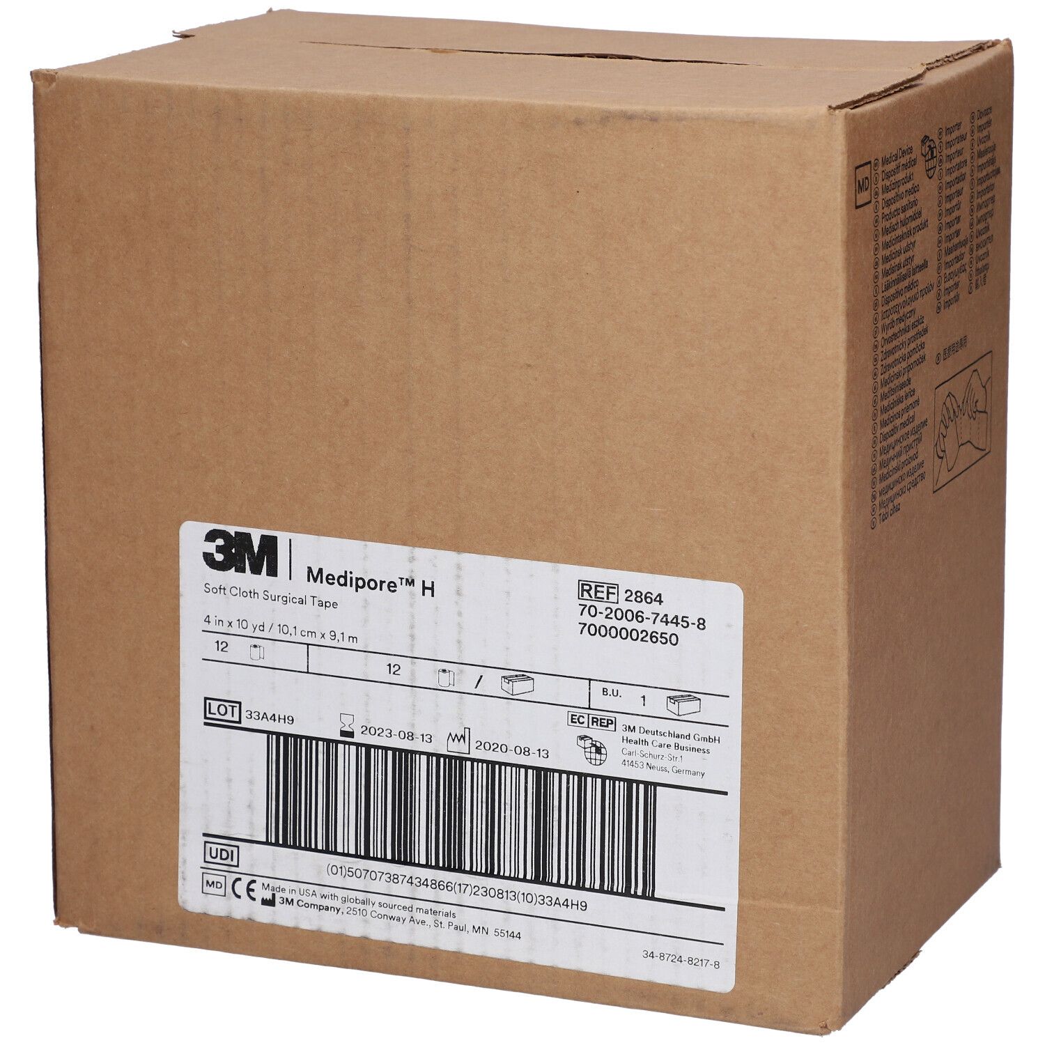 3M Medipore Vliesverband vollflächig 10 cm x 9,1 m 12 St - shop-apotheke.at