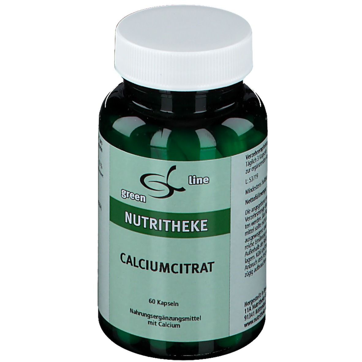 green line NUTRITHEKE Calciumcitrat 60 St - Shop Apotheke