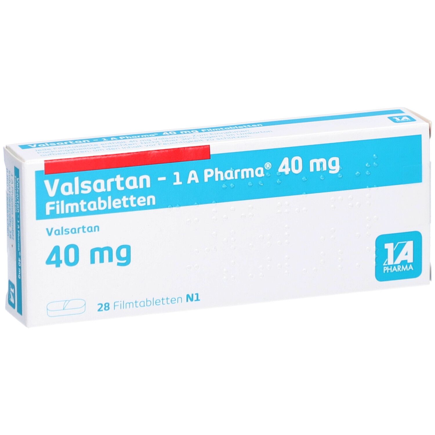 Valsartan 1A Pharma® 40Mg 28 St mit dem E-Rezept kaufen - Shop Apotheke