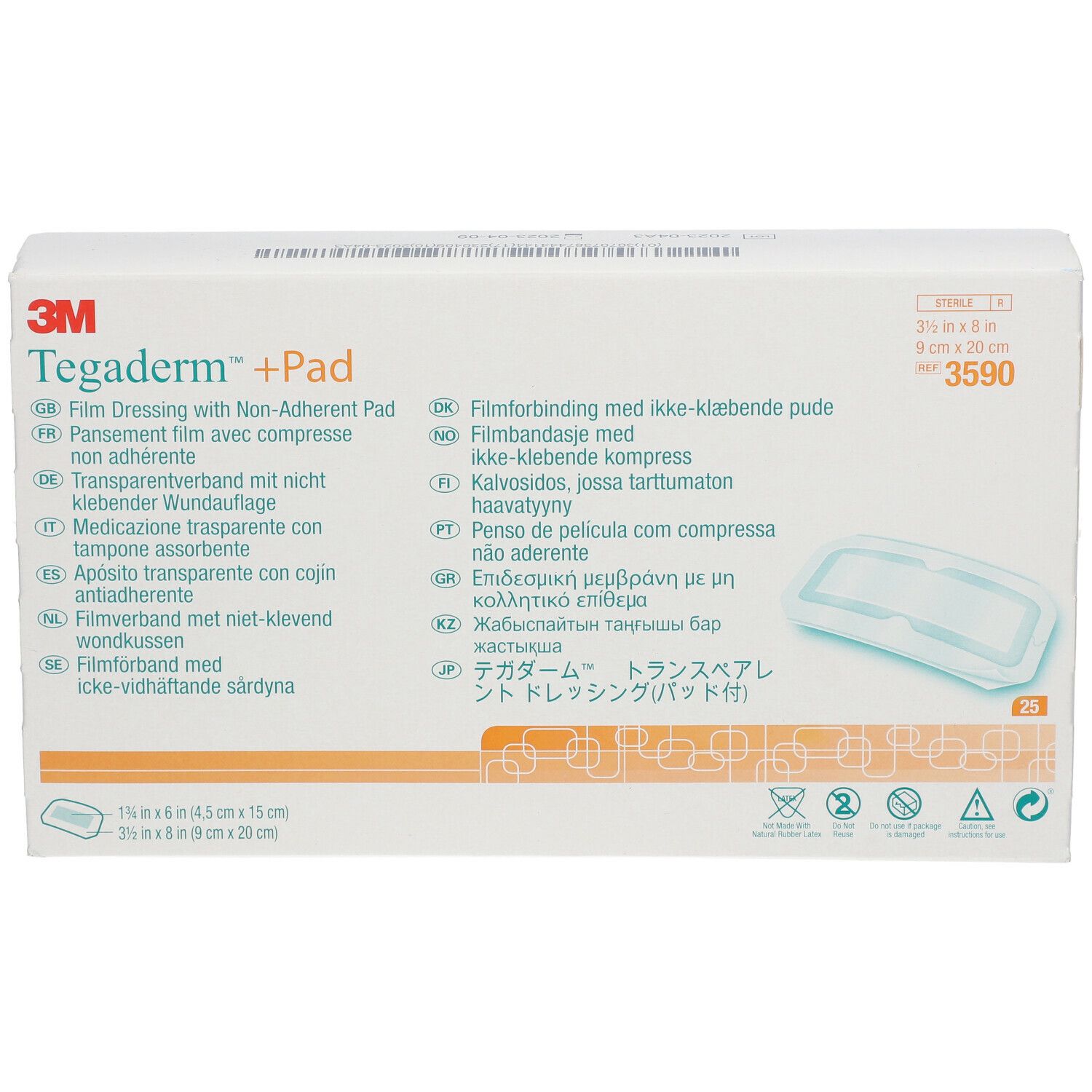 3M Tegaderm + Pad 9 x 20 cm 25 St - Shop Apotheke