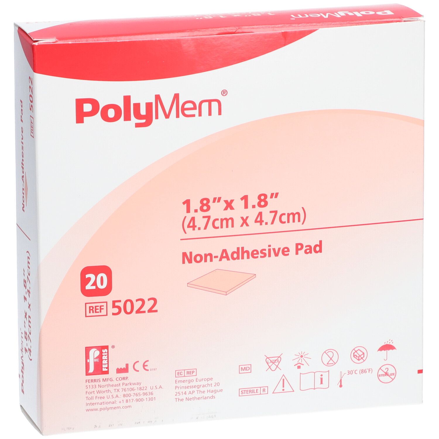 POLYMEM WUND PAD 5X5CM 20 St - Shop Apotheke