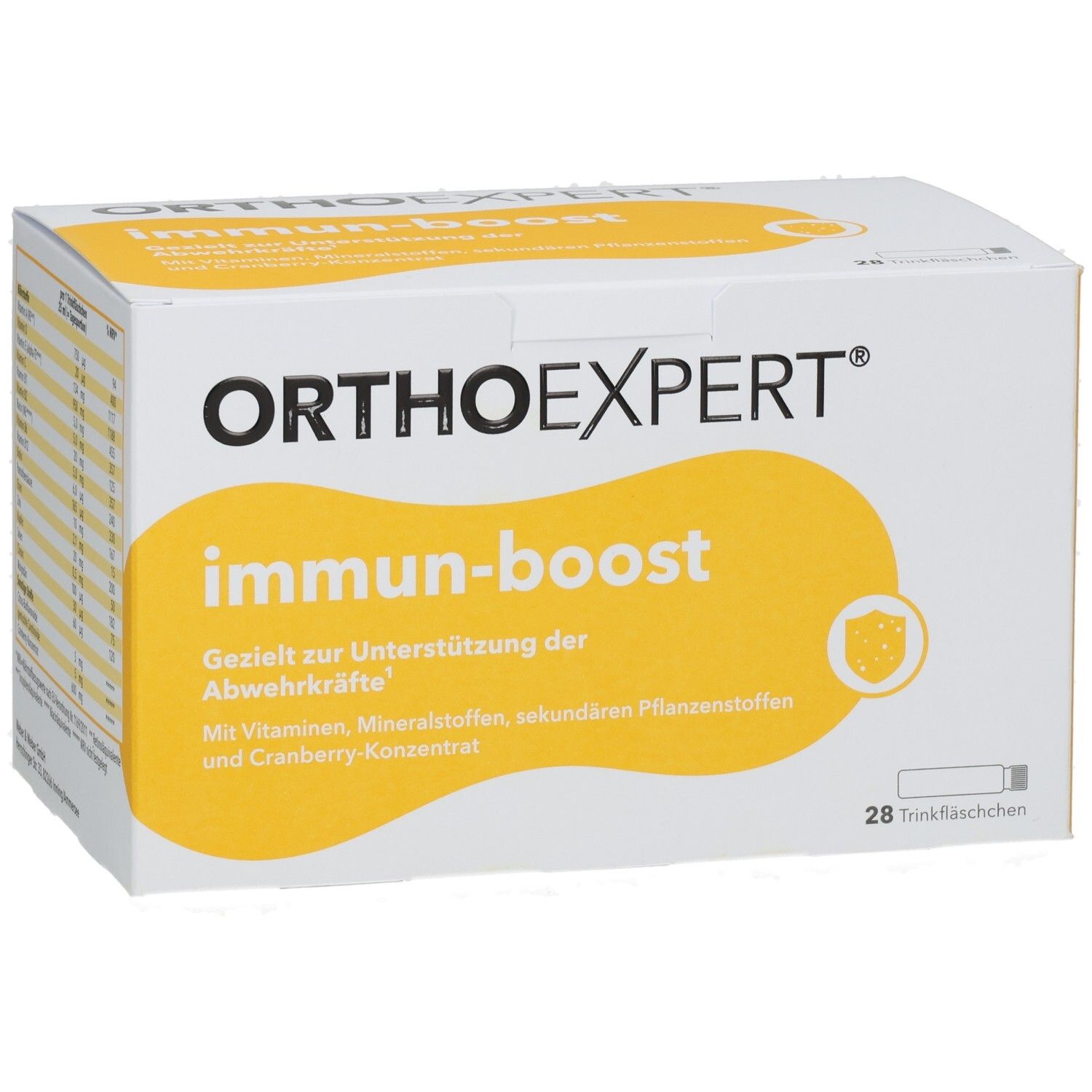 immun-boost Orthoexpert® Trinkampullen 28x25 ml - Shop Apotheke