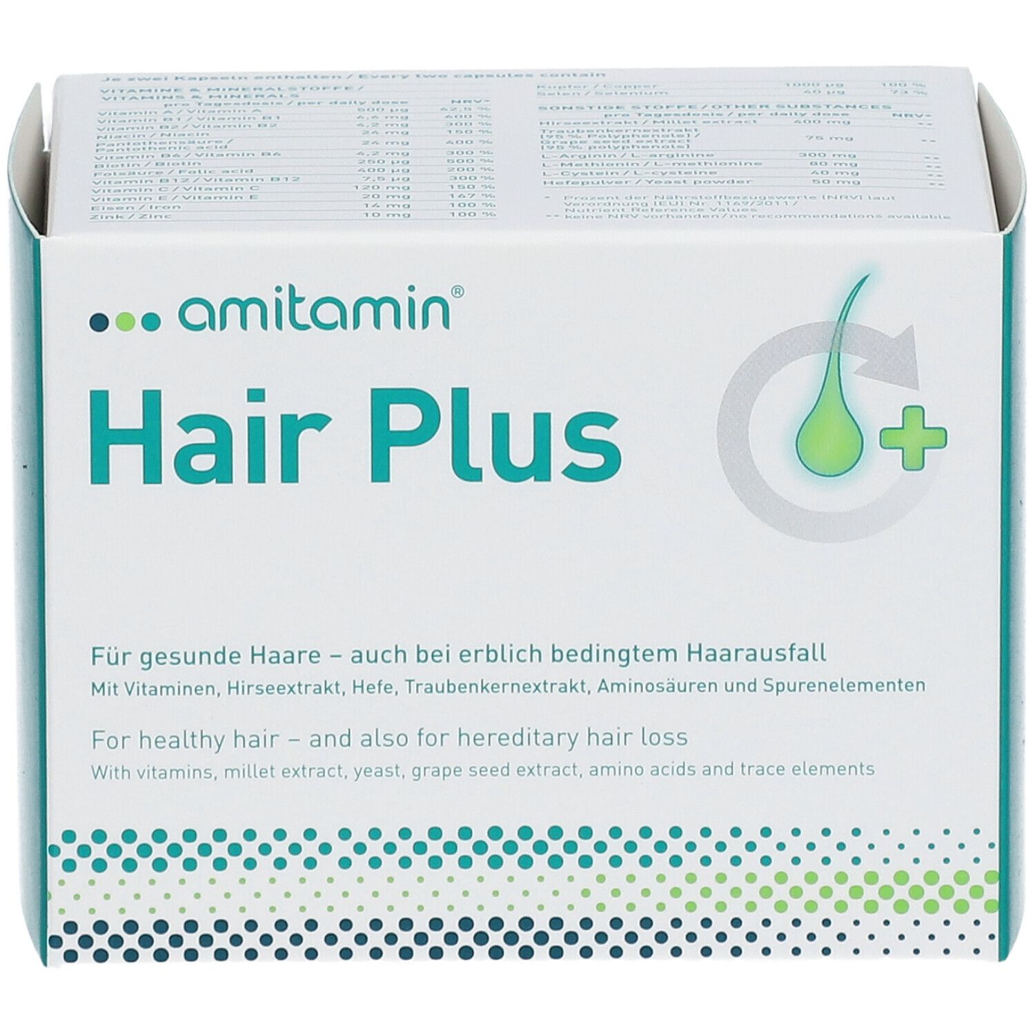 amitamin® Hair Plus 60 St - shop-apotheke.com