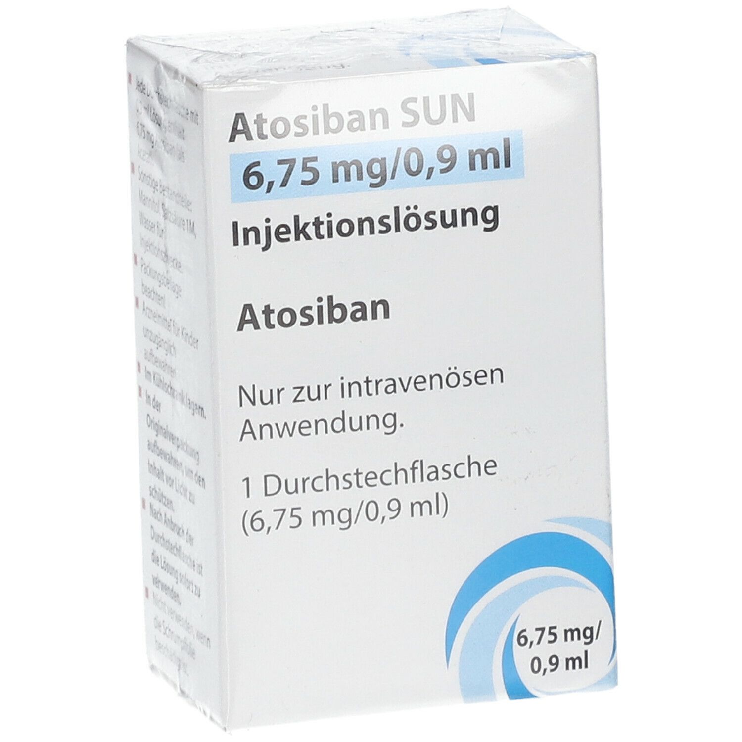 ATOSIBAN SUN 6 75 Mg 0 9 Ml Injektionsl sung 1 St Mit Dem E Rezept ATOSIBAN SUN 6 75 Mg 0 9 Ml Injektionsl sung 1 St Mit Dem E Rezept