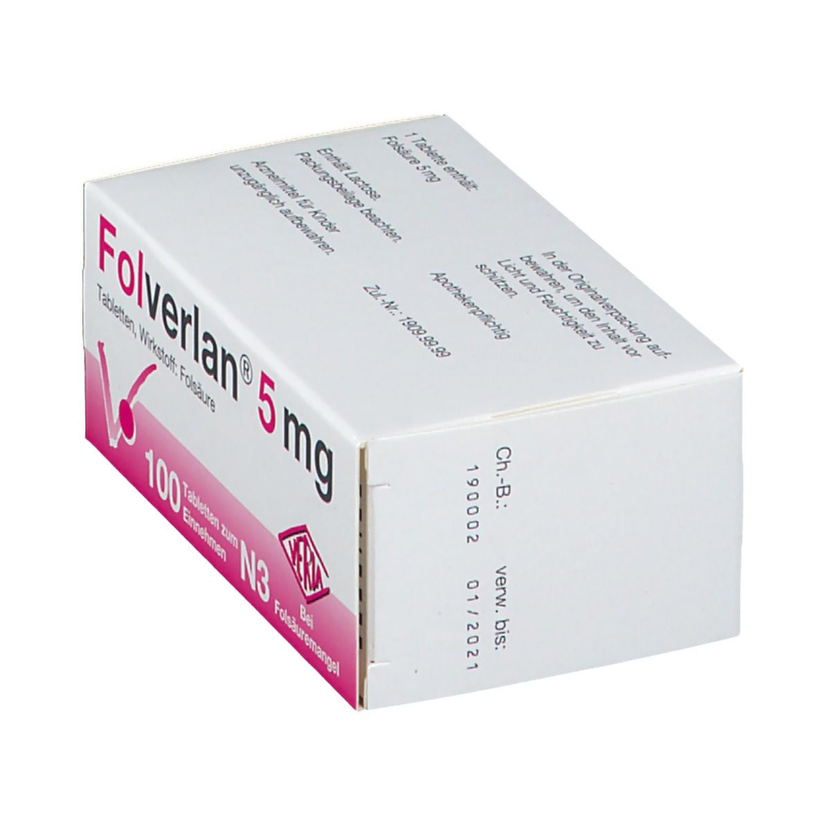 Folverlan® 5 mg Tabletten 100 St - Shop Apotheke