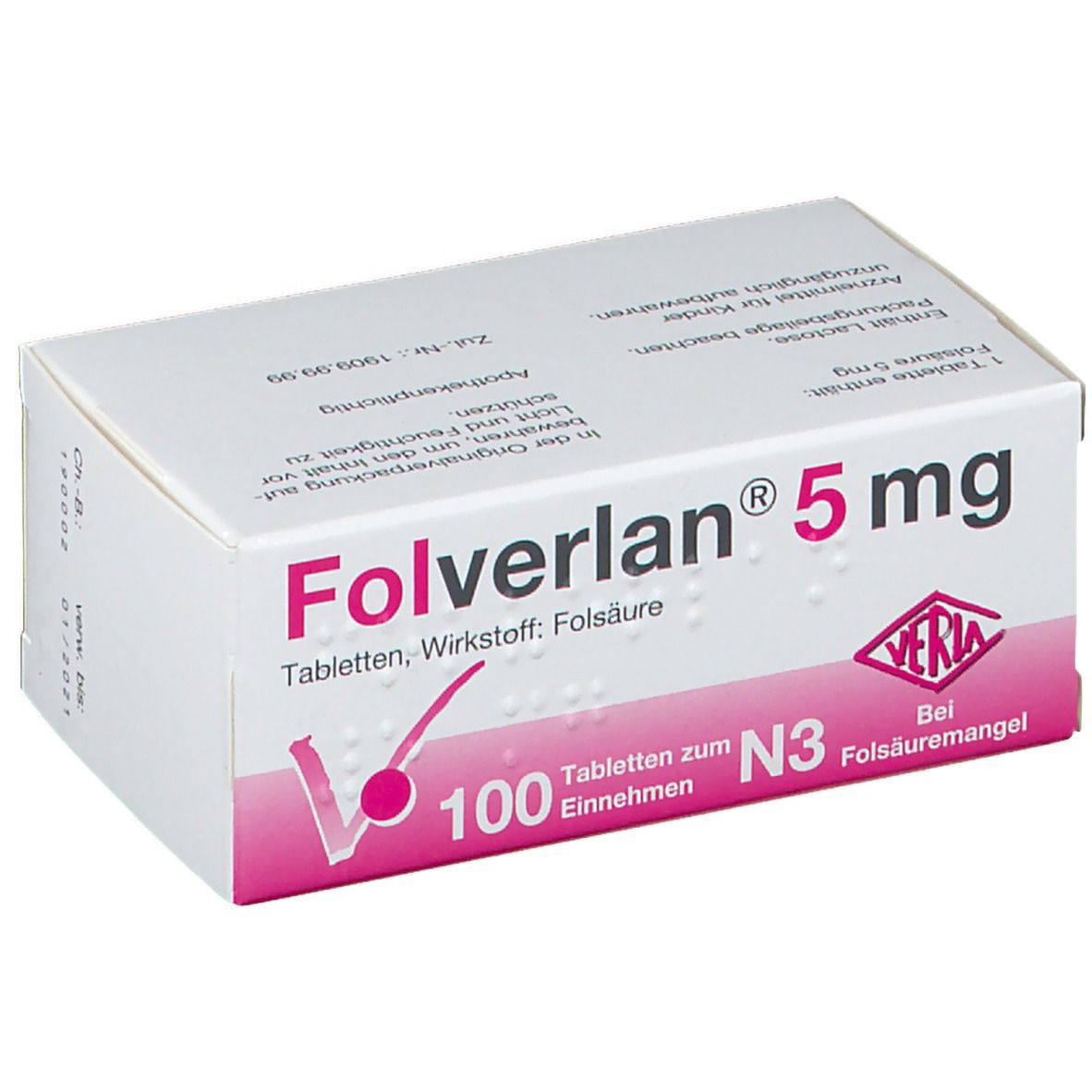 Folverlan® 5 mg Tabletten 100 St - Shop Apotheke