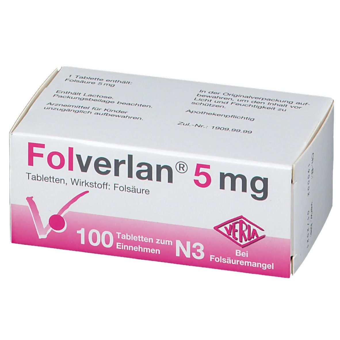 Folverlan® 5 mg Tabletten 100 St - Shop Apotheke