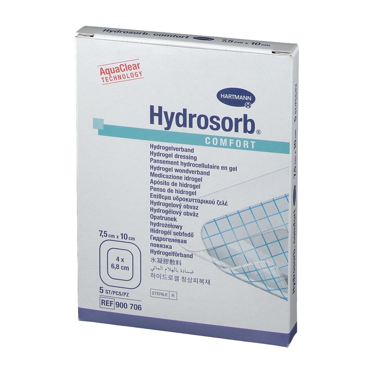 Hydrosorb® comfort steril 7,5 x 10 cm 5 St - shop-apotheke.com