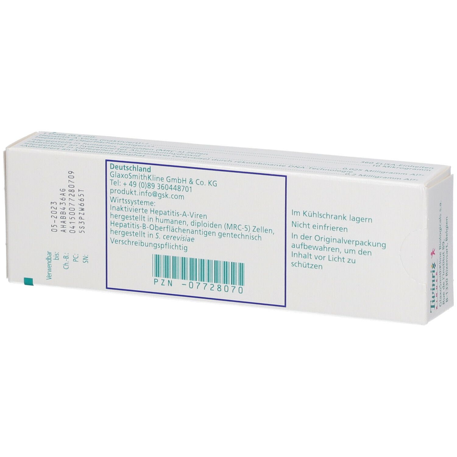 Twinrix Kinder 1x1 St mit dem E-Rezept kaufen - Shop Apotheke