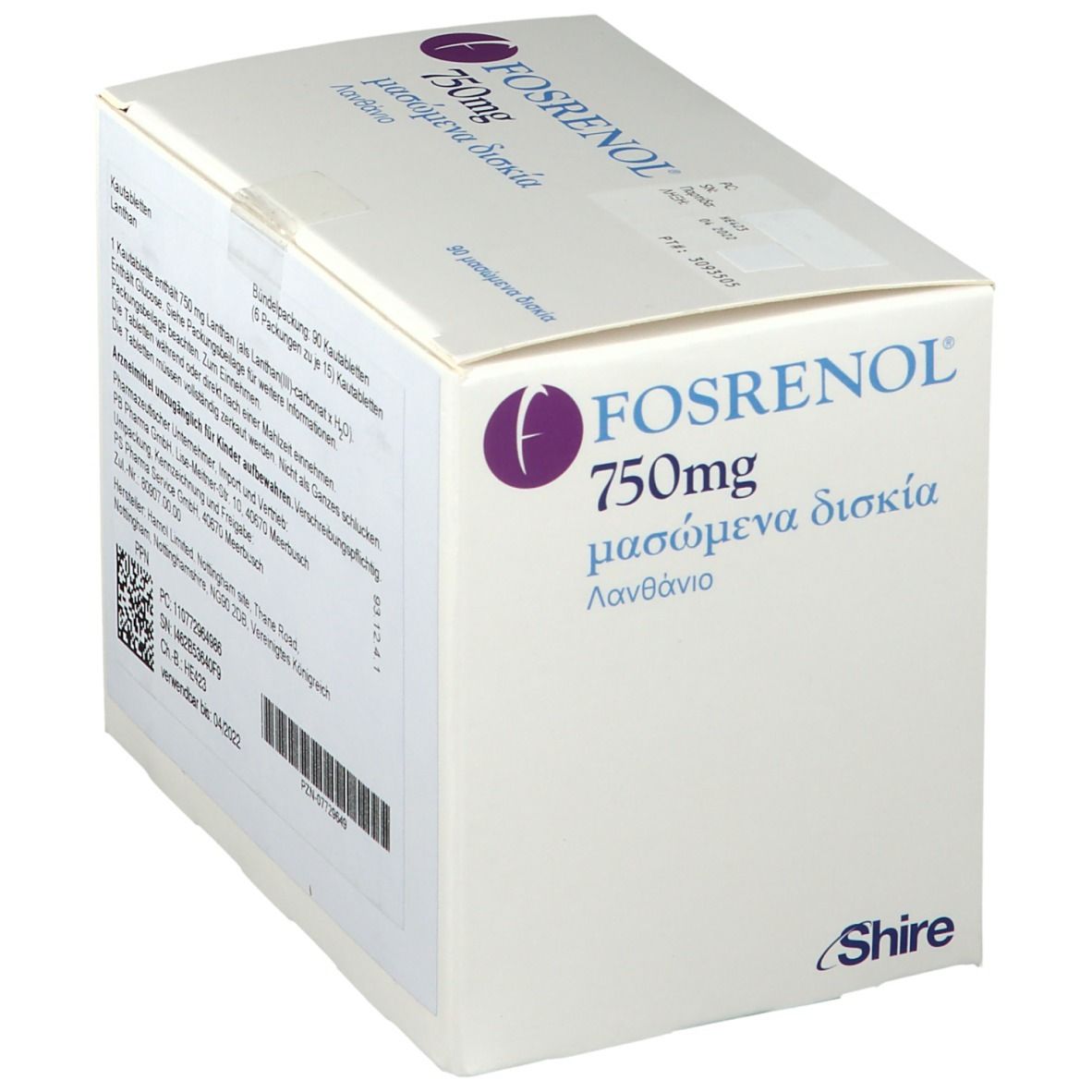 FOSRENOL 750 mg Kautabletten 90 St mit dem E-Rezept kaufen - Shop Apotheke