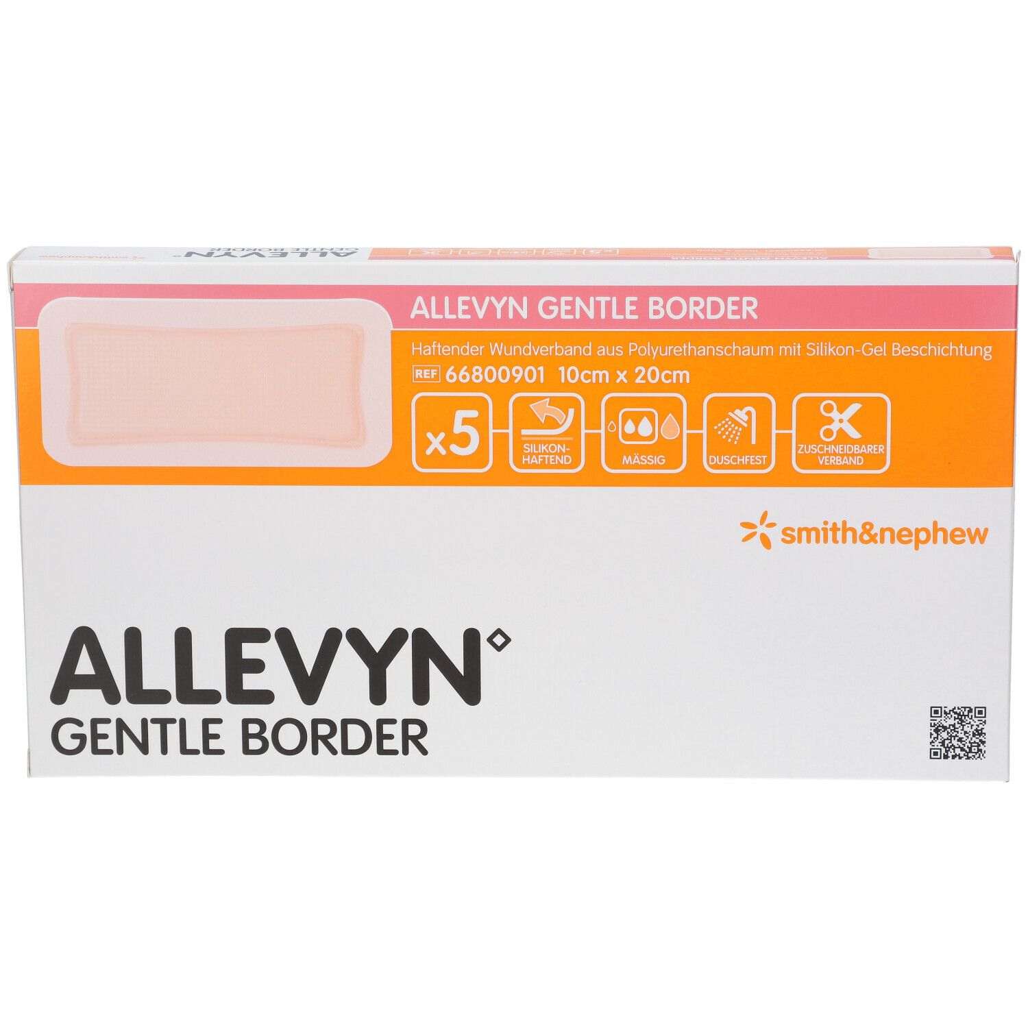 ALLEVYN® Gentle Border 10 x 20 cm 5 St - Shop Apotheke