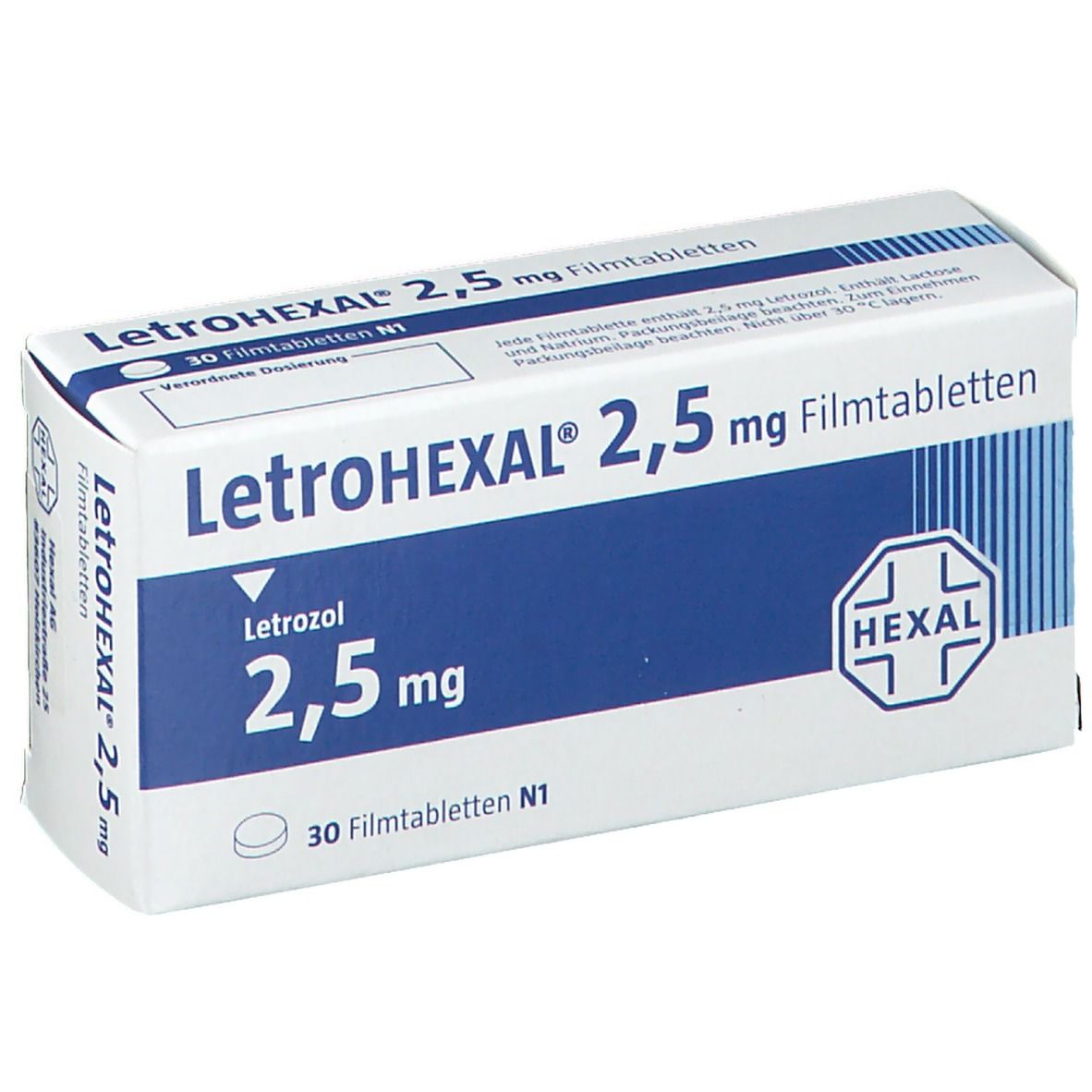 LetroHEXAL® 2,5 mg 30 St mit dem E-Rezept kaufen - Shop Apotheke
