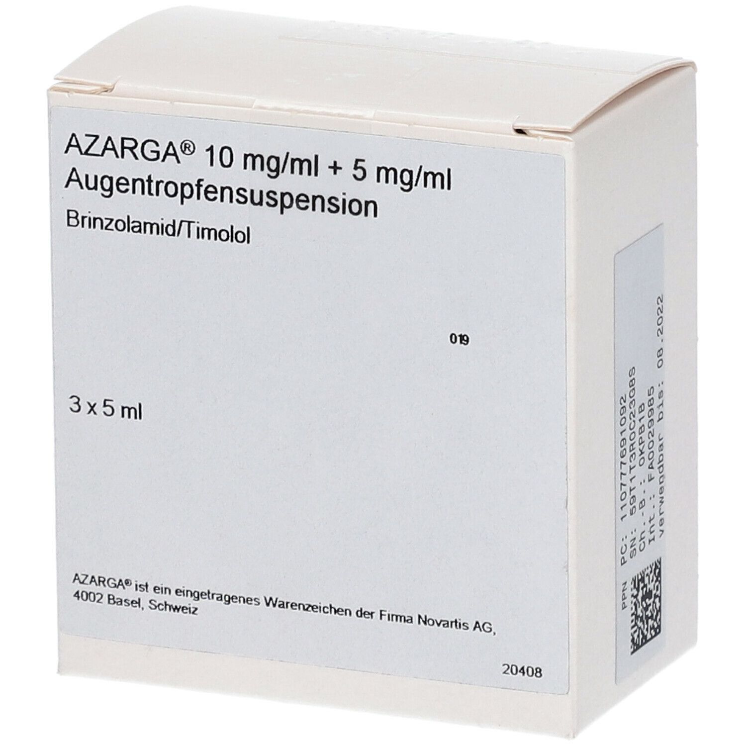 Azarga 10 mg/ml + 5 mg/ml 3x5 ml mit dem E-Rezept kaufen - Shop Apotheke