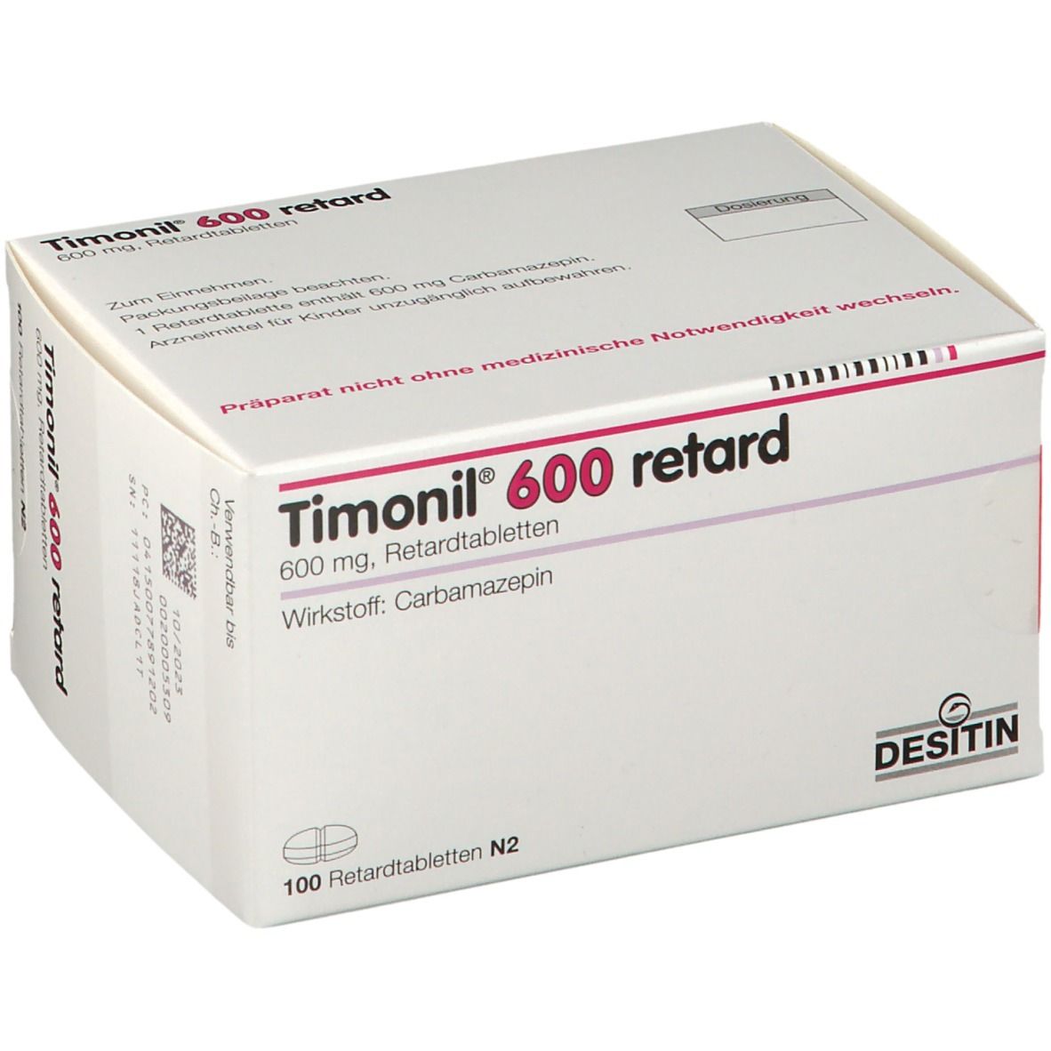 Timonil 600 100 St mit dem E-Rezept kaufen - Shop Apotheke