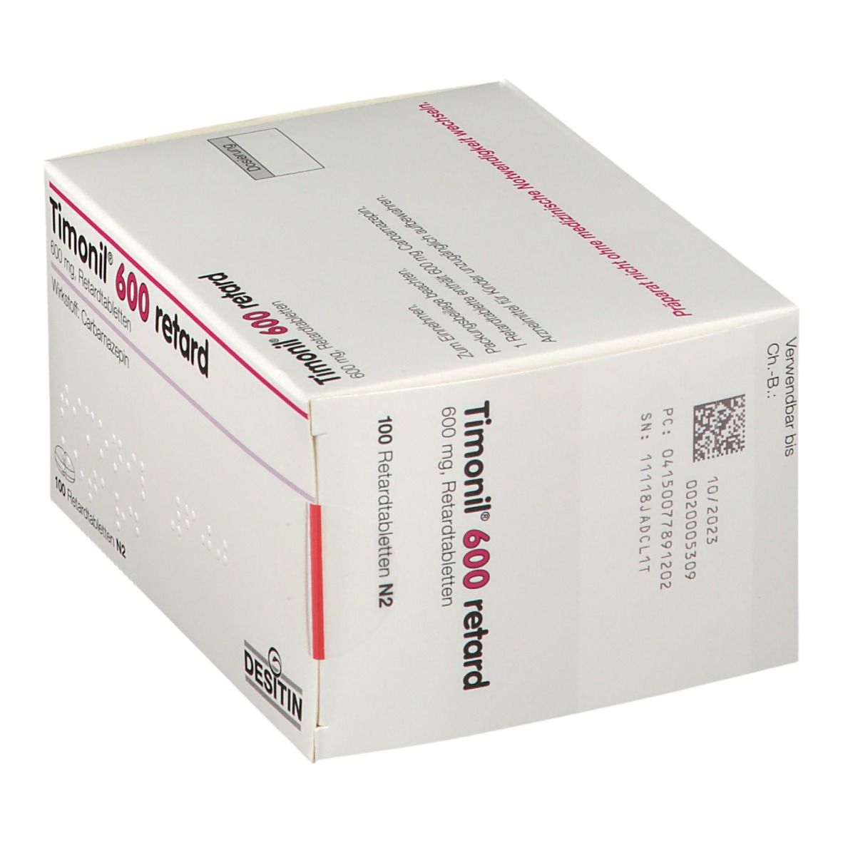 Timonil 600 100 St mit dem E-Rezept kaufen - Shop Apotheke