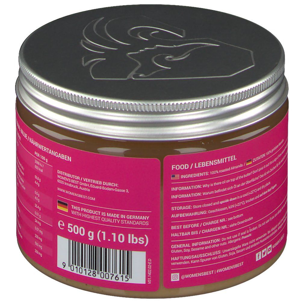 WOMEN'S BEST - Mandelbutter - Smooth 500 g - Shop Apotheke