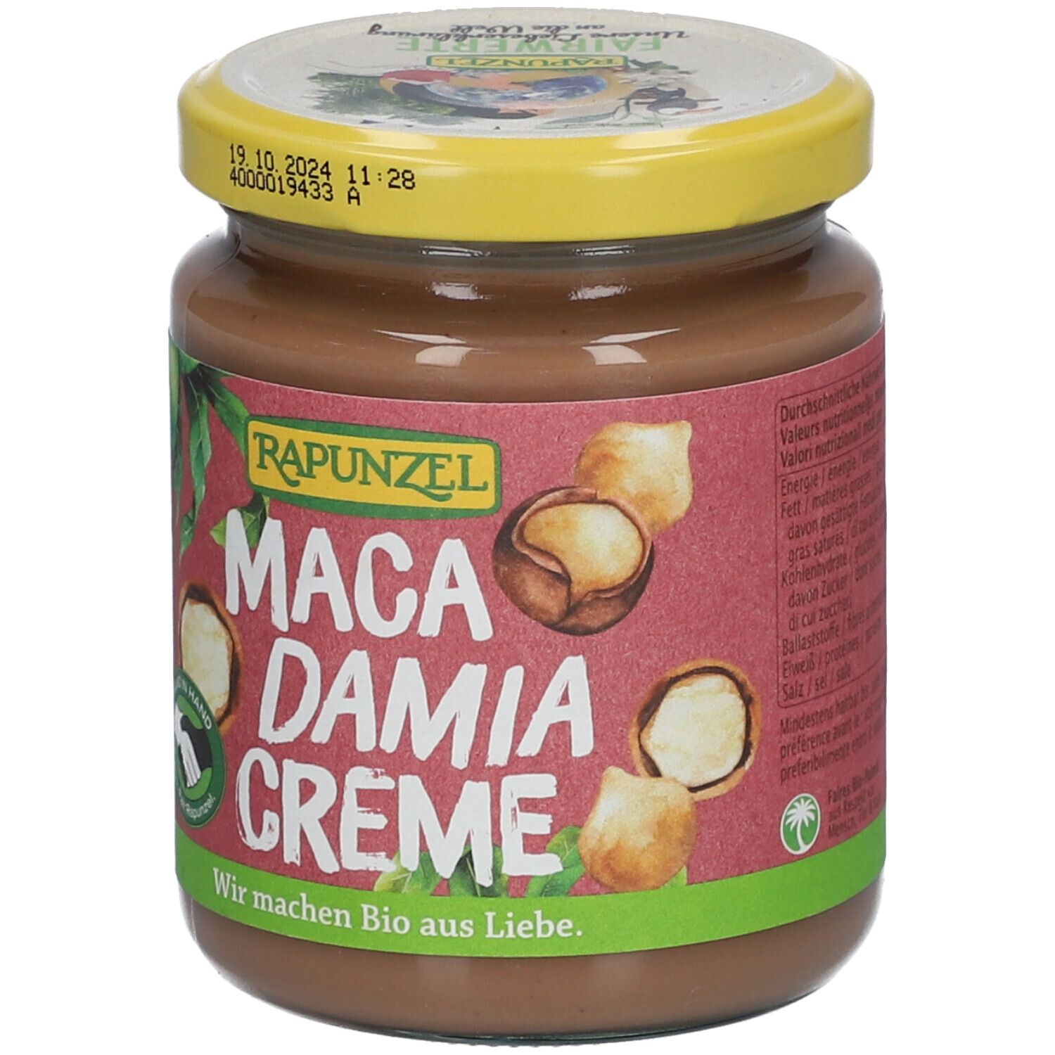 RAPUNZEL Bio Macadamia Creme 250 g - Shop Apotheke