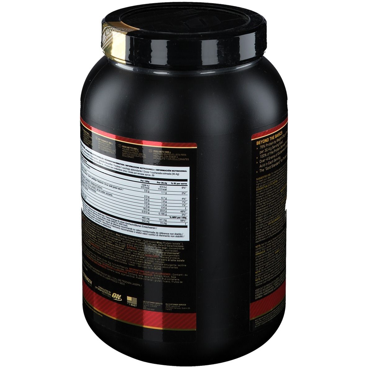 Optimum Nutrition 100 Whey Gold Standard Double Rich Chocolate