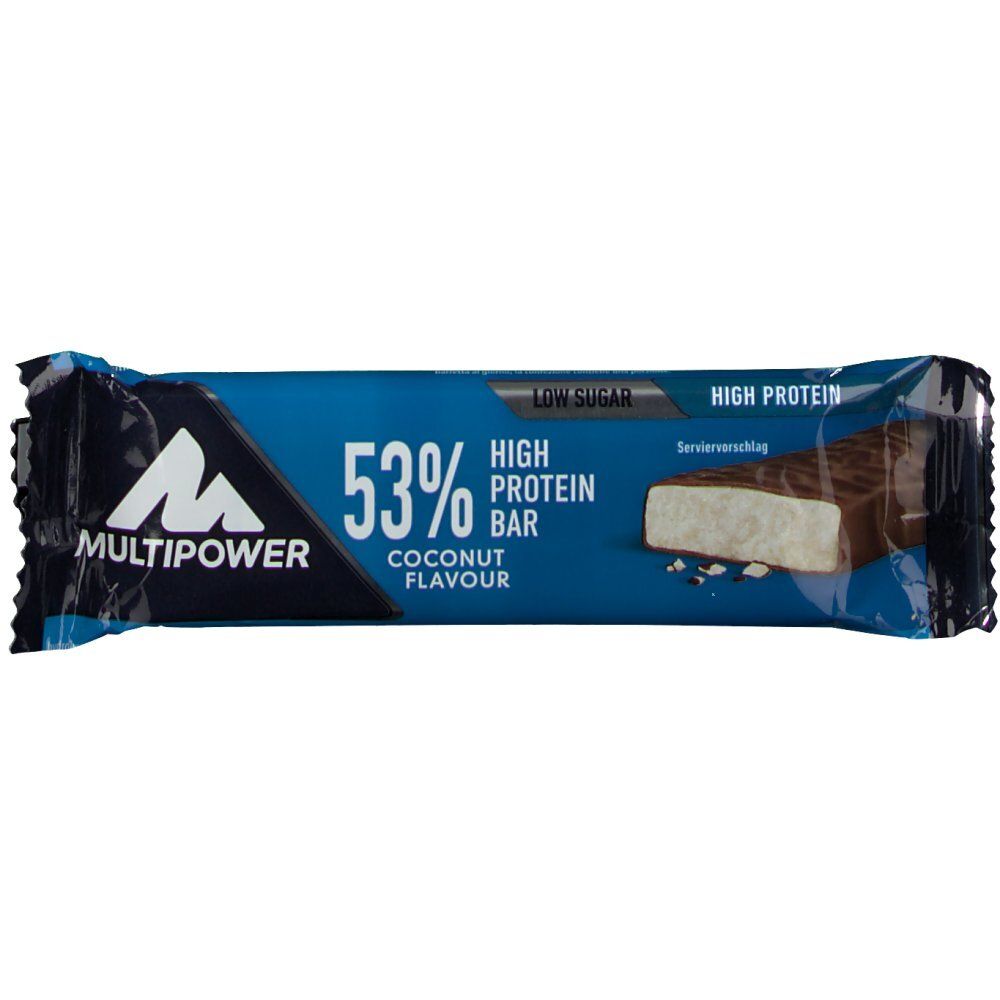 MULTIPOWER 53% High Protein Bar Kokosnuss 50 g - Shop Apotheke