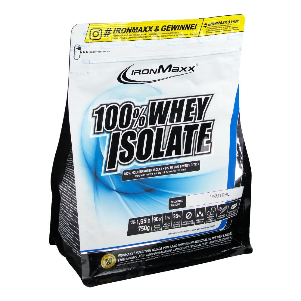 IronMaxx Whey Isolate, Neutral 750 g - shop-apotheke.at