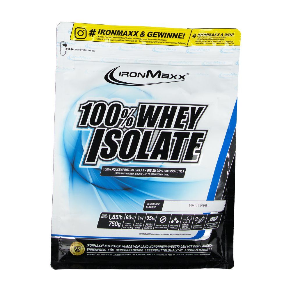 IronMaxx Whey Isolate, Neutral 750 g - shop-apotheke.at