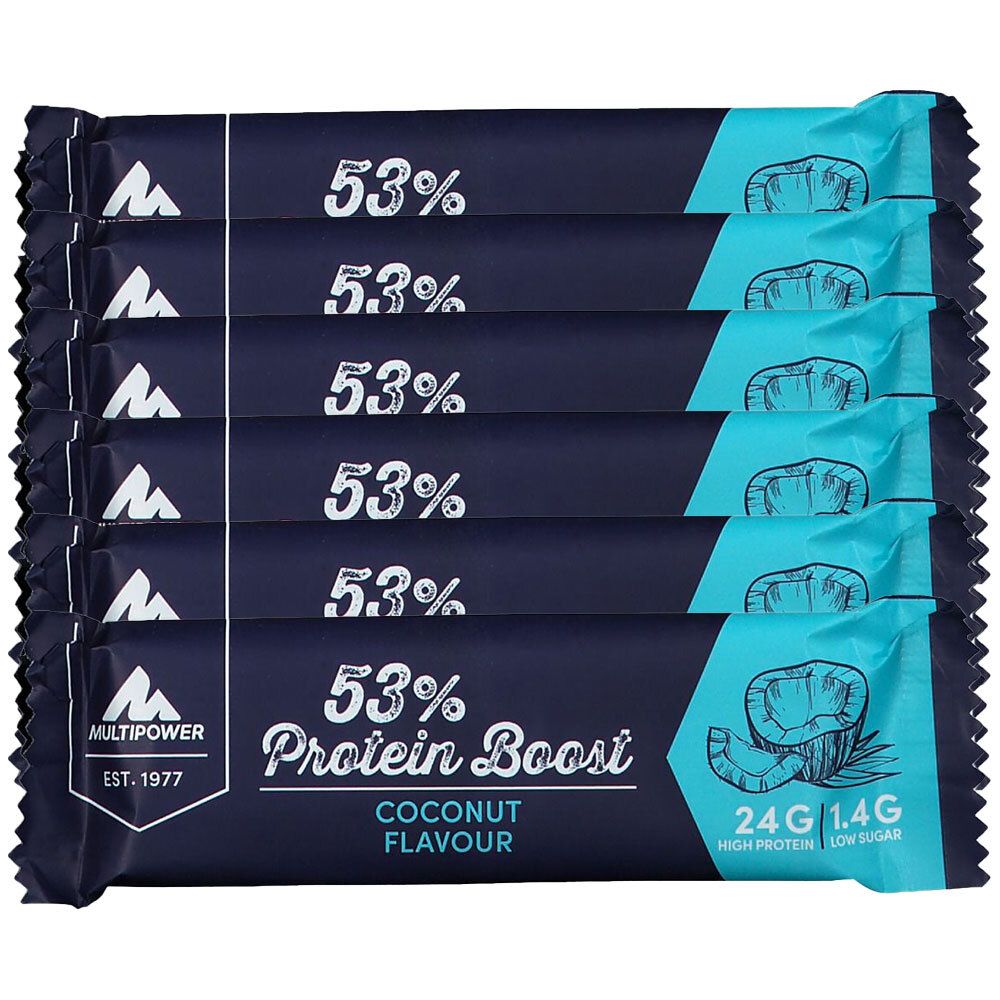 Multipower 53 % Protein Bar Coconut 6x50 g - shop-apotheke.com