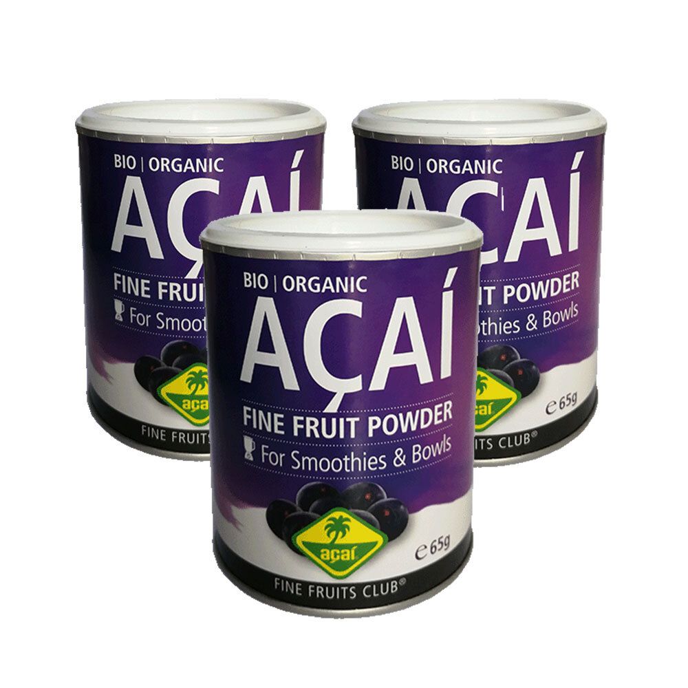 Bio Açaí Pulver 3x65 g - Shop Apotheke