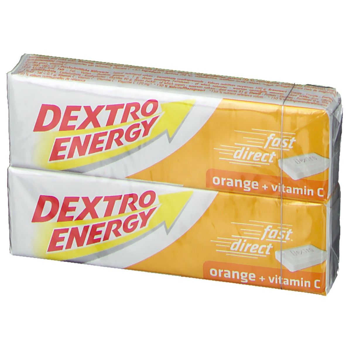 Dextro Energy Orange + Vitamin C Doppelpack 2x14 St - Shop Apotheke