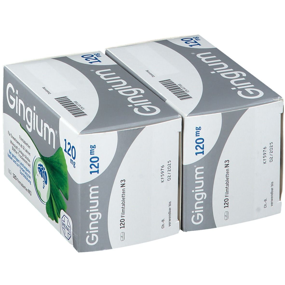 Gingium® 120 mg 2x120 St - shop-apotheke.com