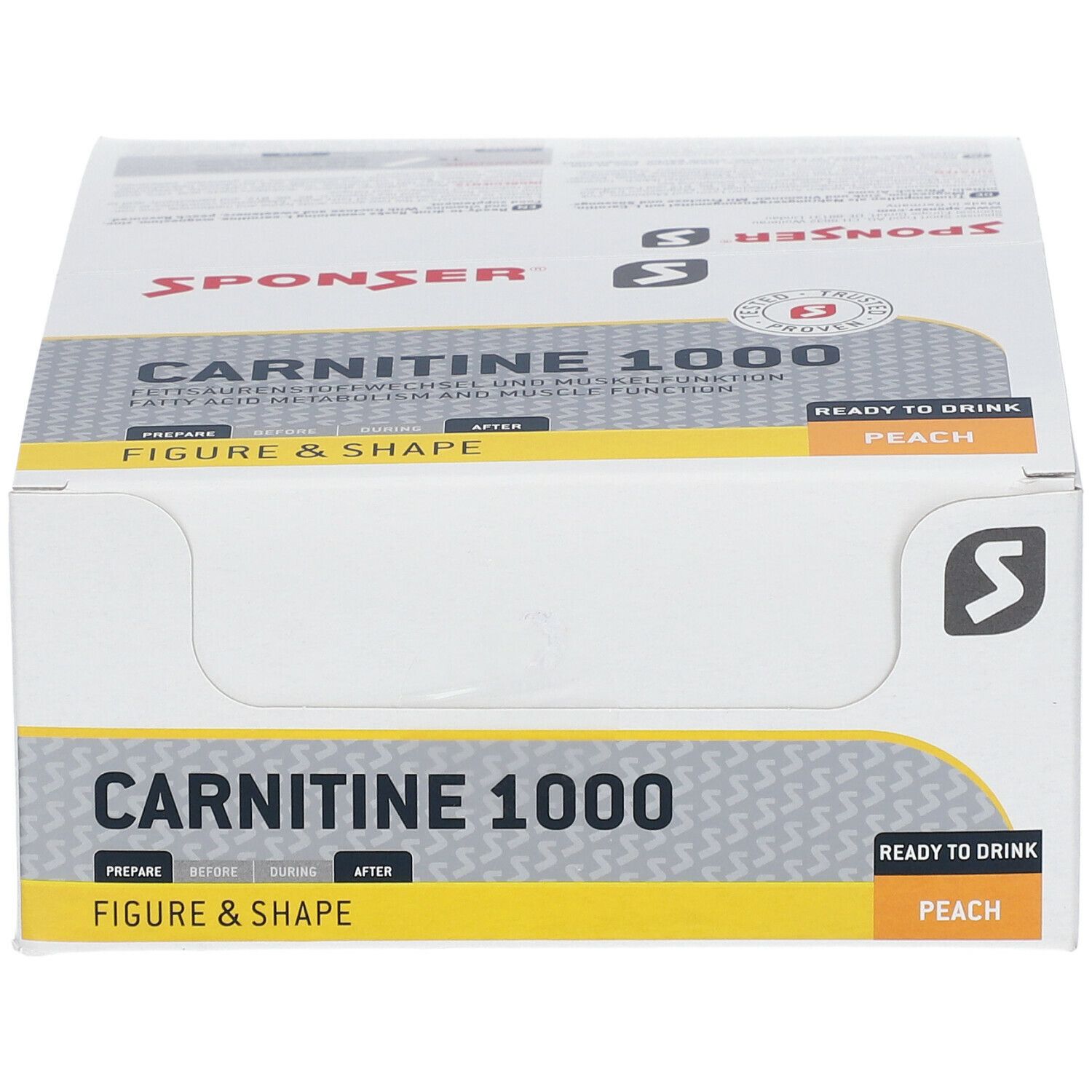 SPONSER® CARNITIN 1000 AMPULLE, Pfirsich 30x25 ml - Shop Apotheke