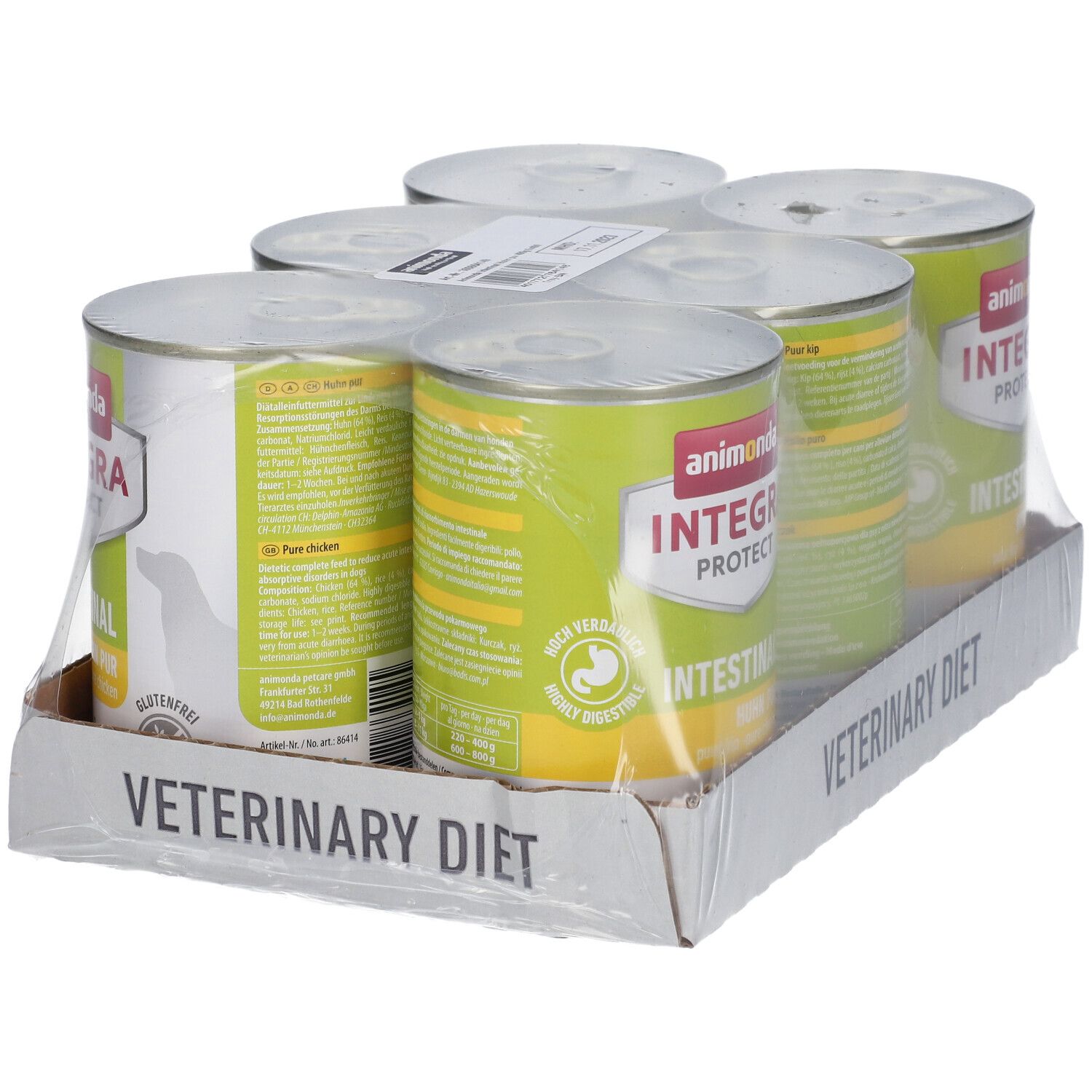 animonda Integra Protect Intestinal Huhn pur 6x400 g - Shop Apotheke