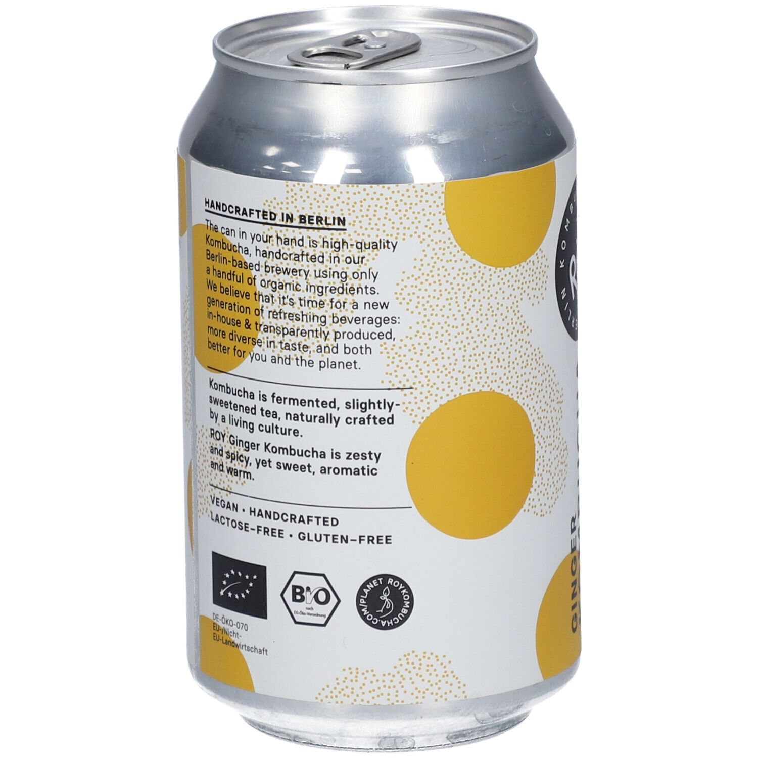 ROY Ginger Kombucha 330 ml - Shop Apotheke