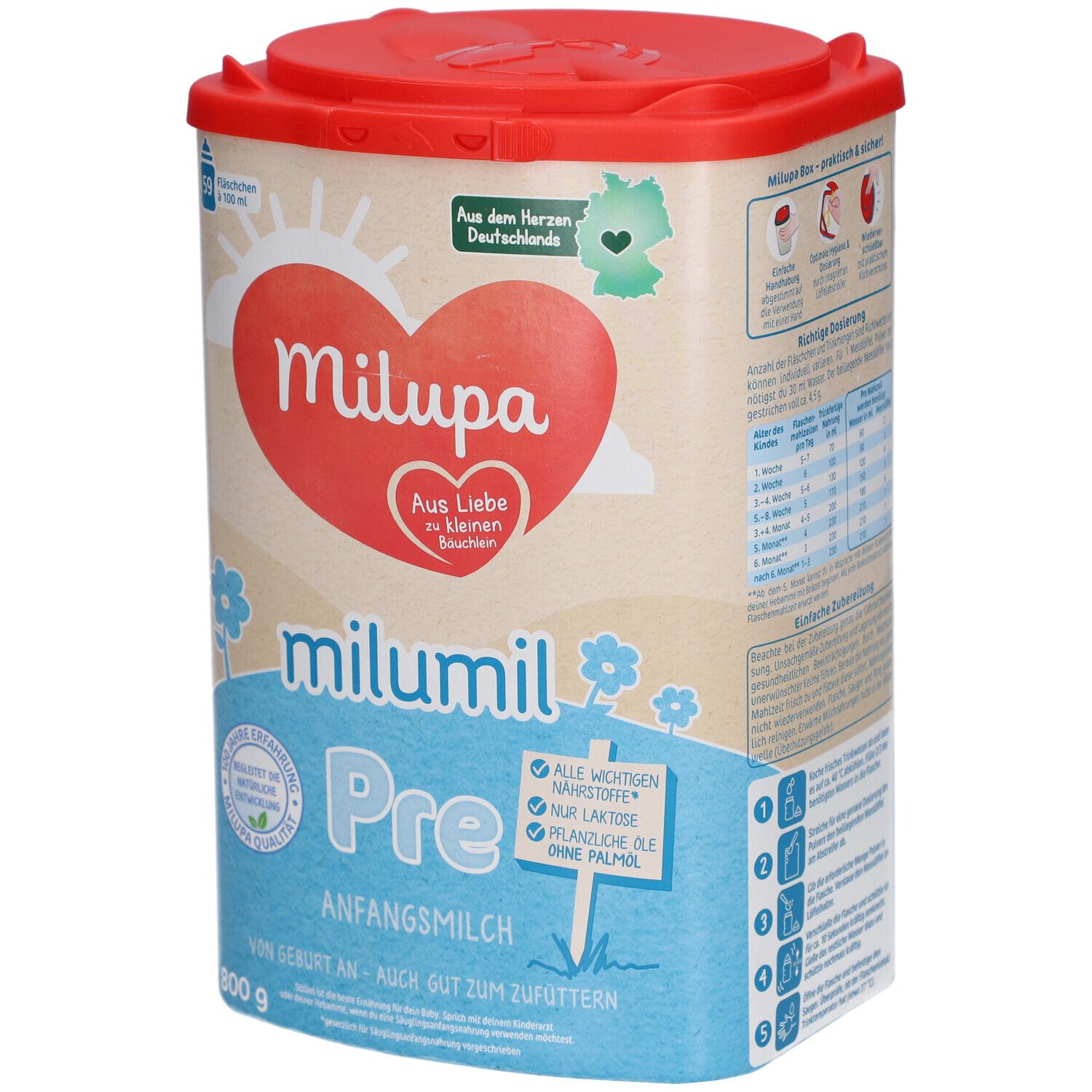 Milupa milumil Pre Anfangsmilch von Geburt an 800 g - shop-apotheke.com