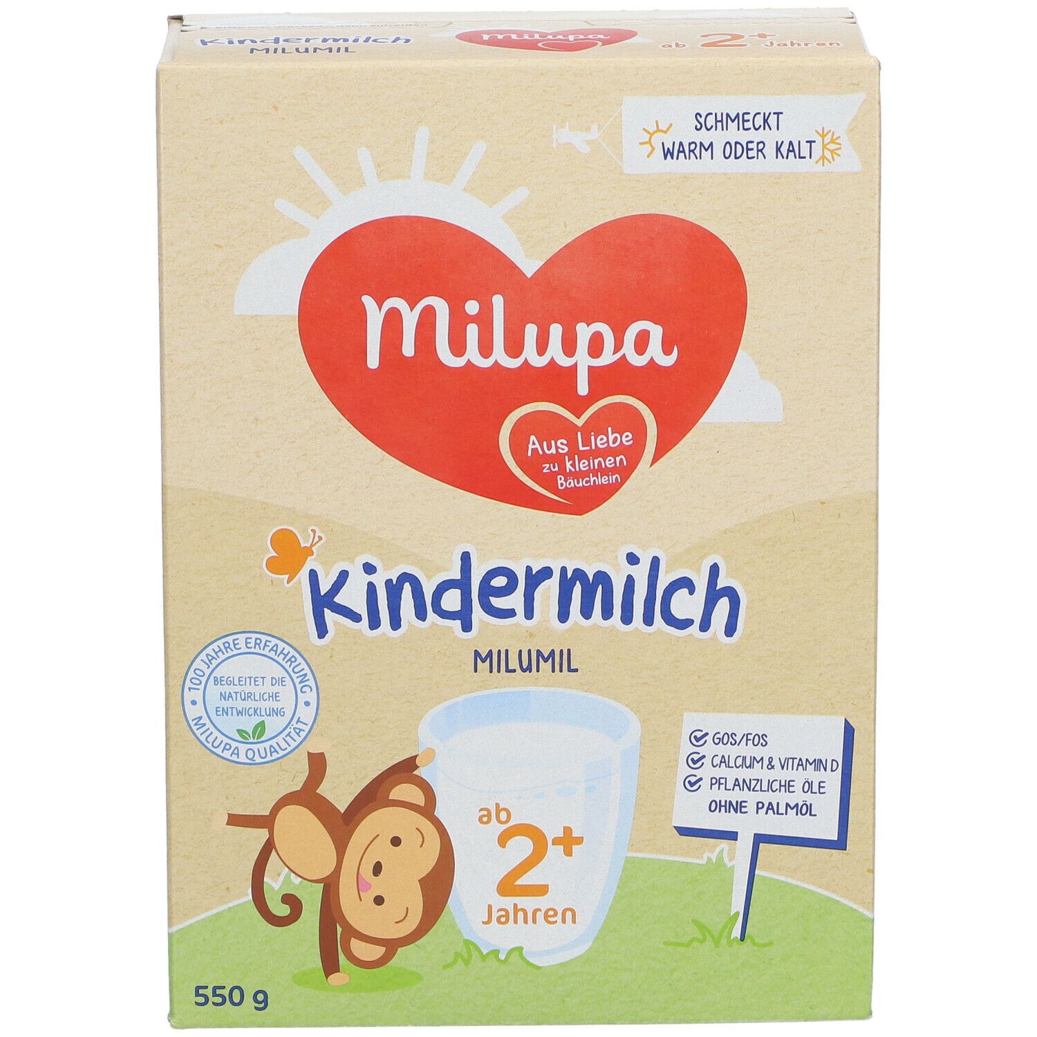 Milupa Kindermilch MILUMIL ab 2+ Jahren 550 g - shop-apotheke.com
