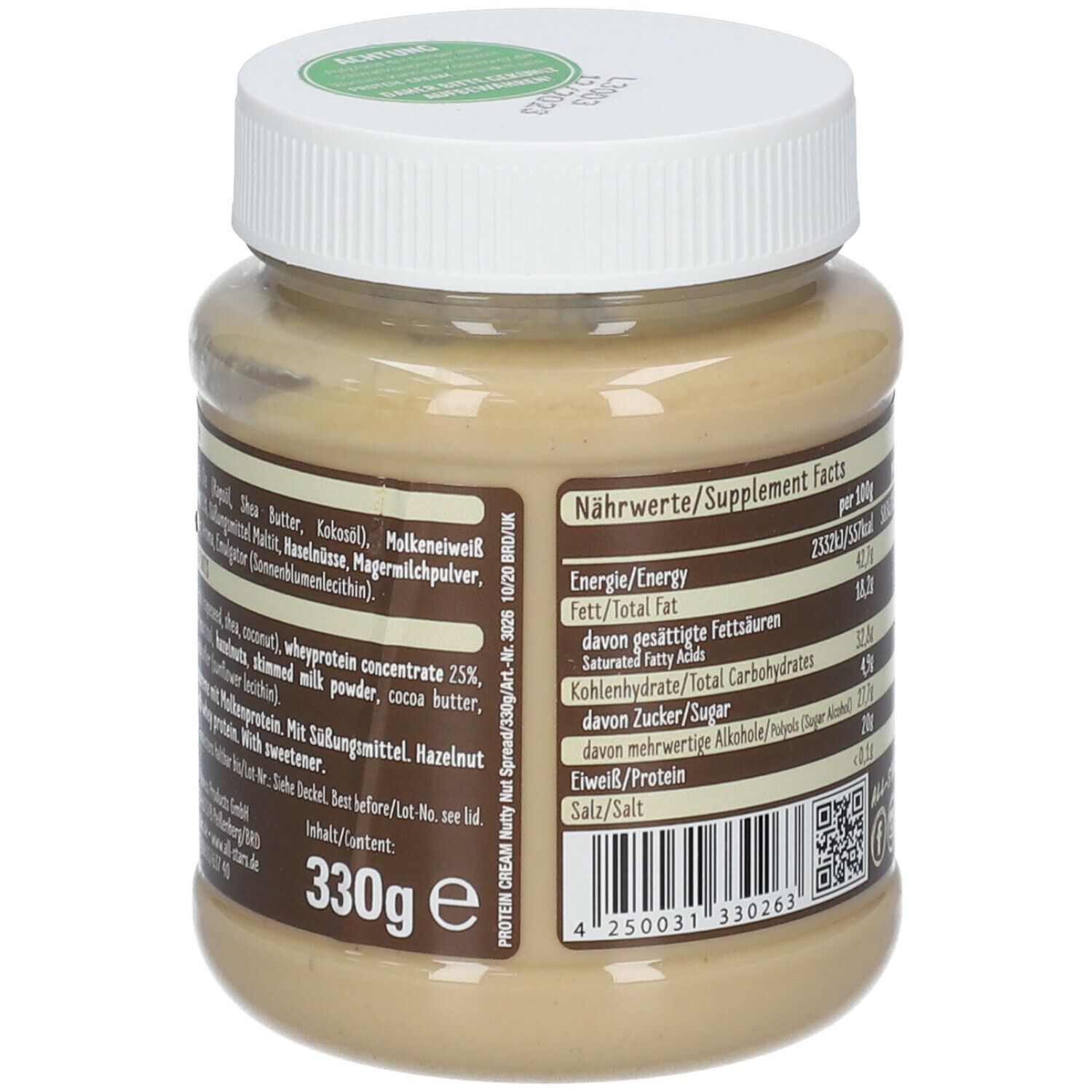 ALL STARS PROTEIN Cream Chocolate Hazelnut 330 g - Shop Apotheke