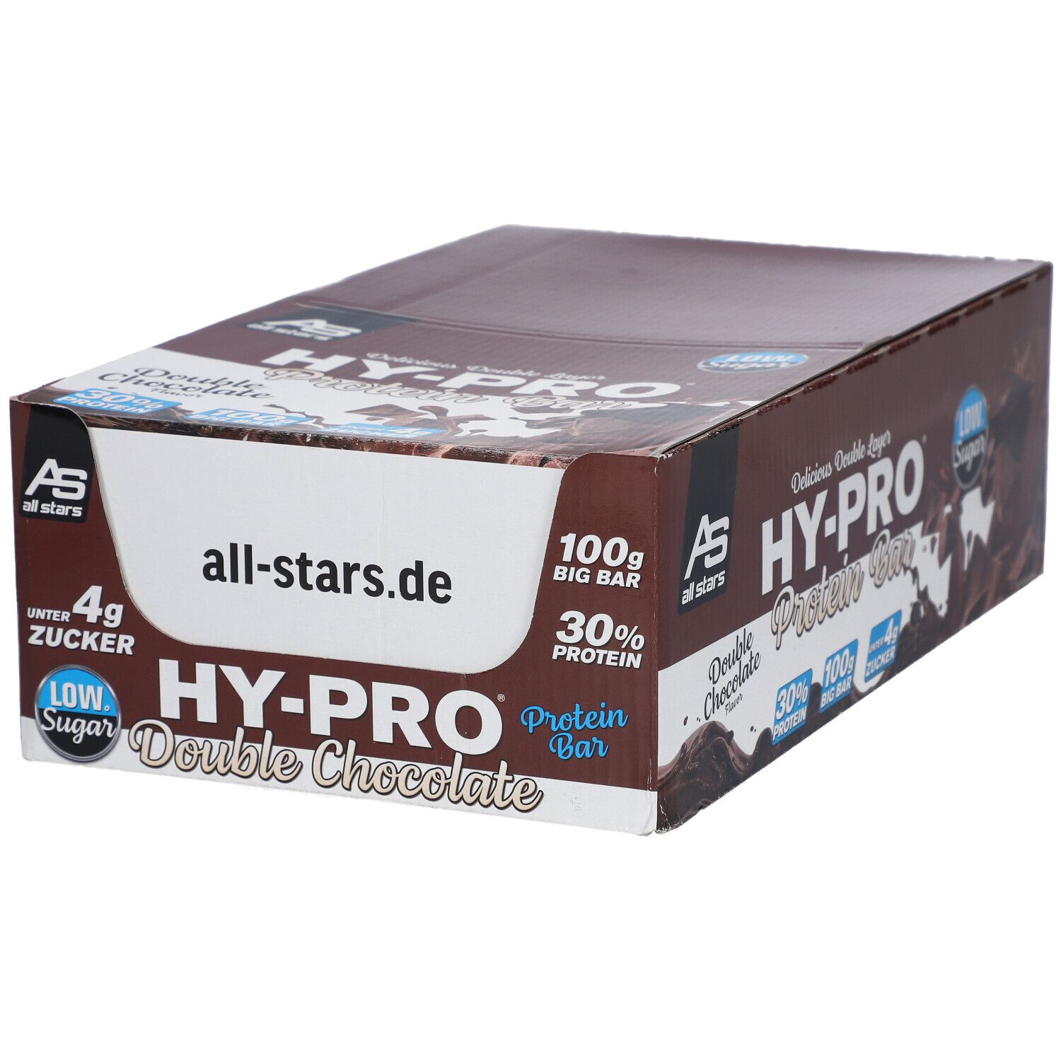 All Stars® HY-PRO Protein Bar Double Chocolate 24x100 g - Shop Apotheke