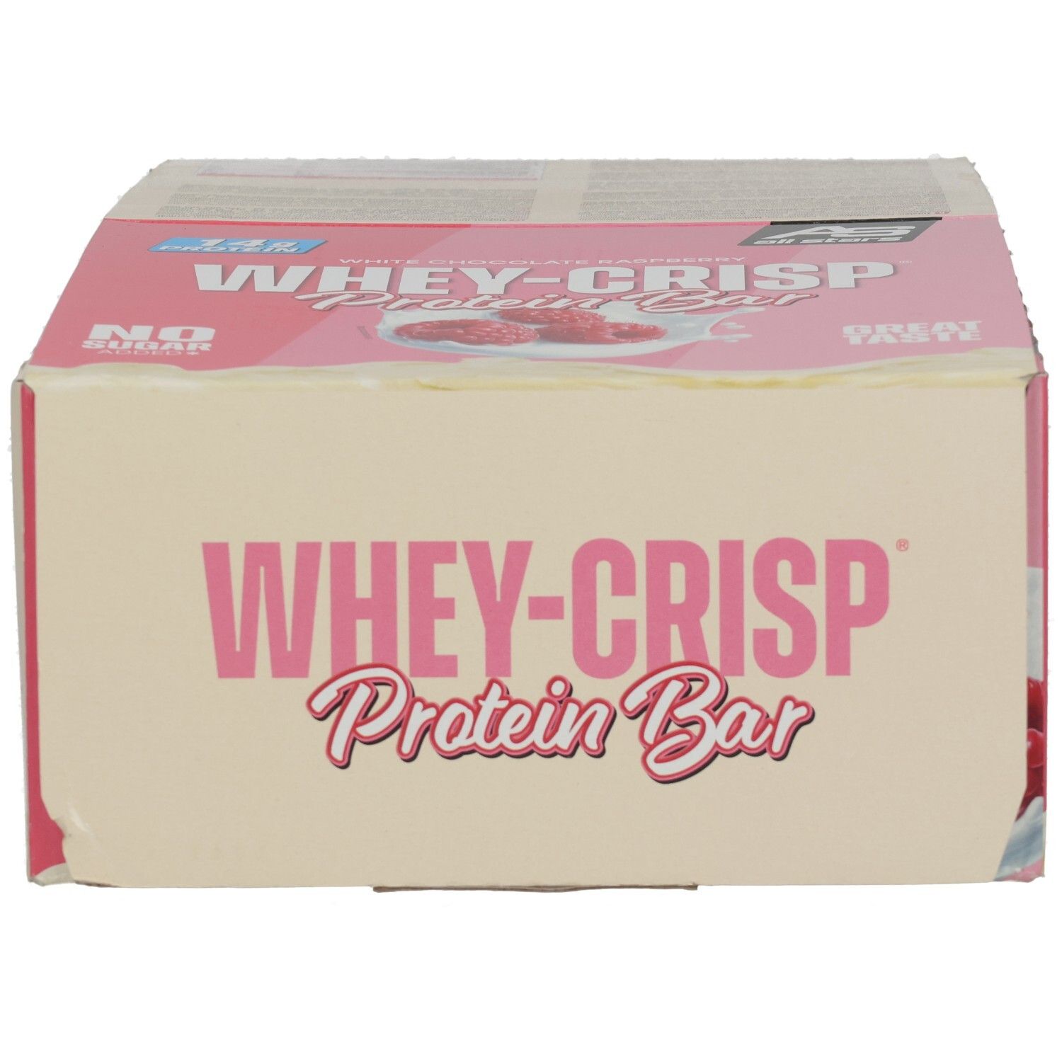 All Stars® Whey Crisp Protein Bar White Chocolate Raspberry 25x50 g ...