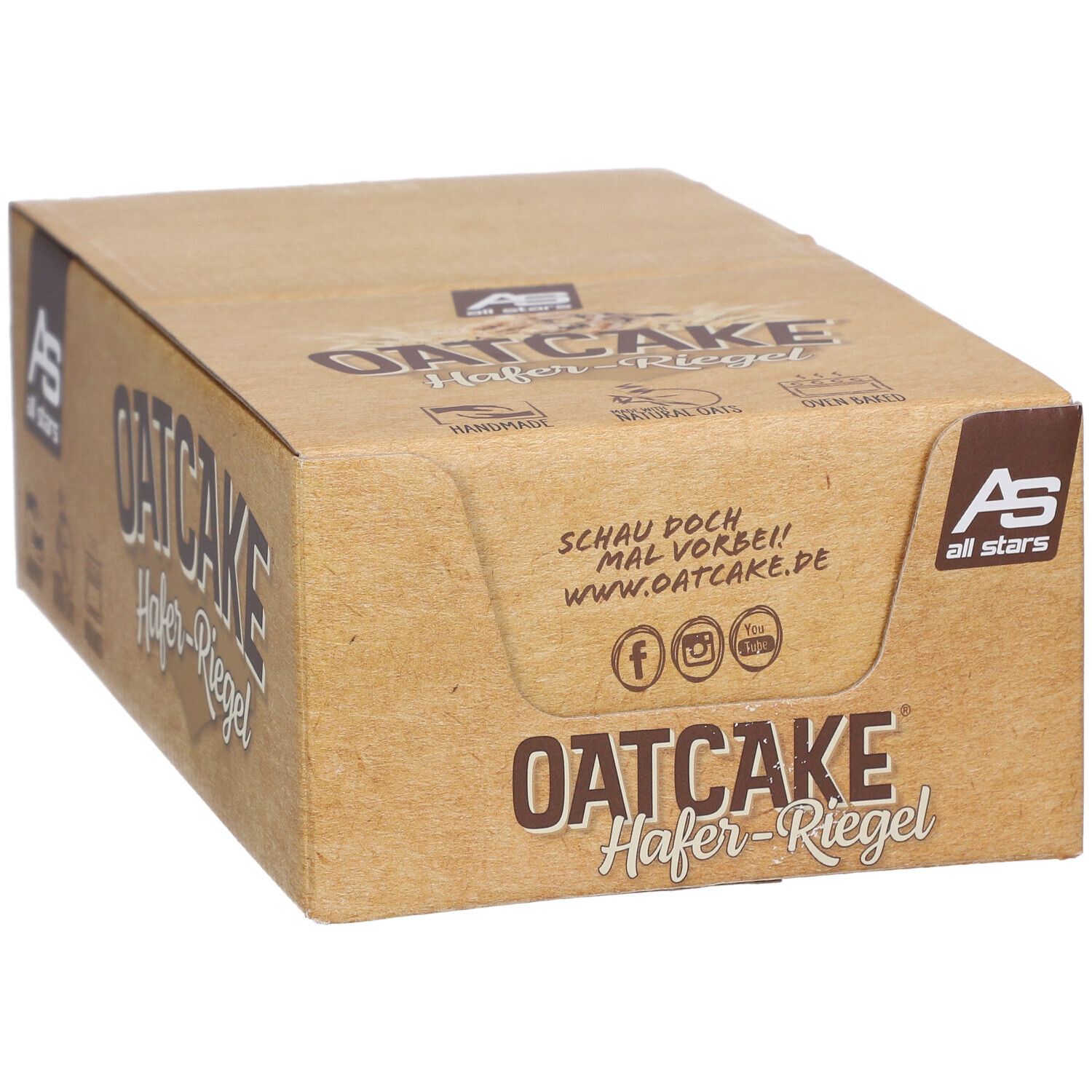 All Stars® Oatcake Hafer-Riegel Chocolate 12x80 g - shop-apotheke.at