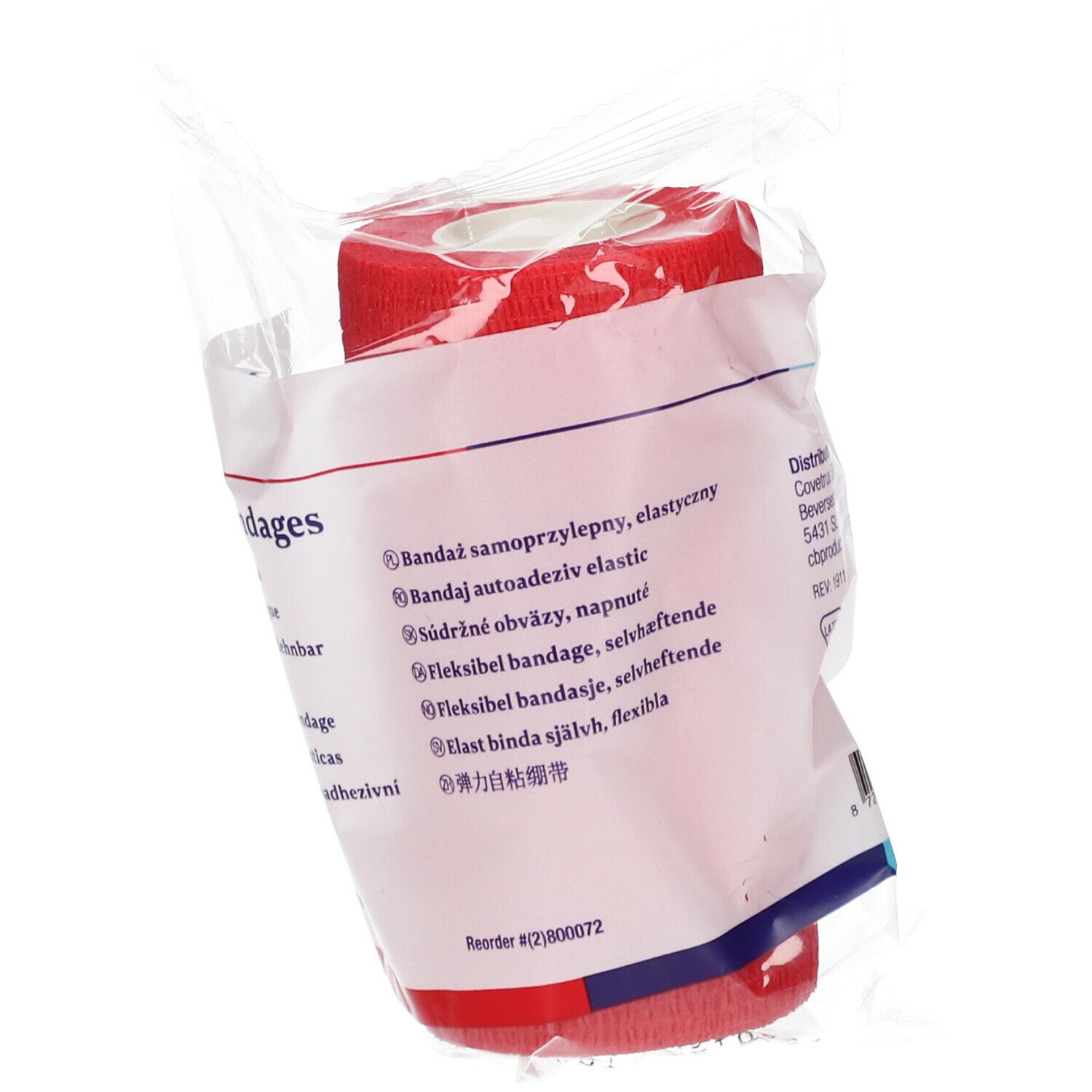covetrus Cohesive bandages 10cm x 4,5m red 1 St - Shop Apotheke