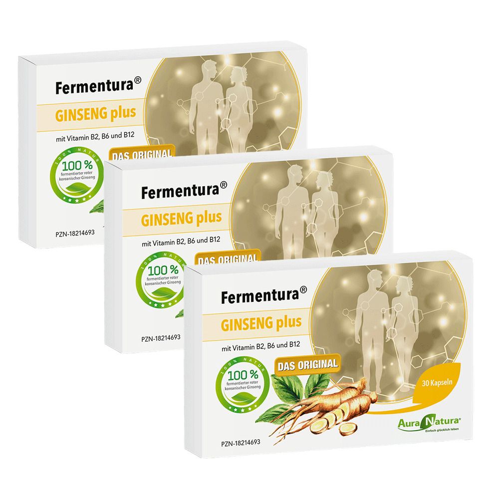 AuraNatura® Fermentura® Ginseng plus 3x30 St - Shop Apotheke