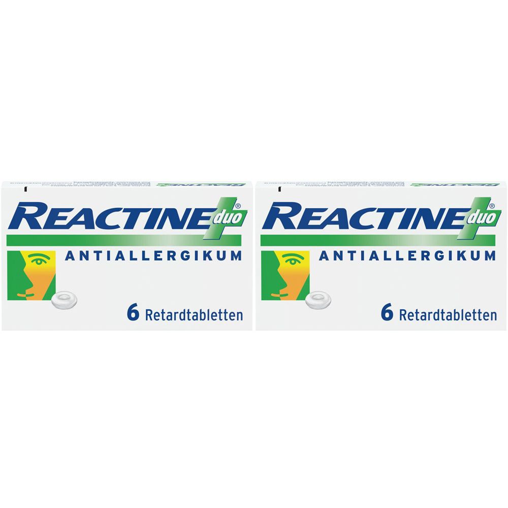Reactine Duo mit Cetirizin und Pseudoephedrin bei Allergien mit ...