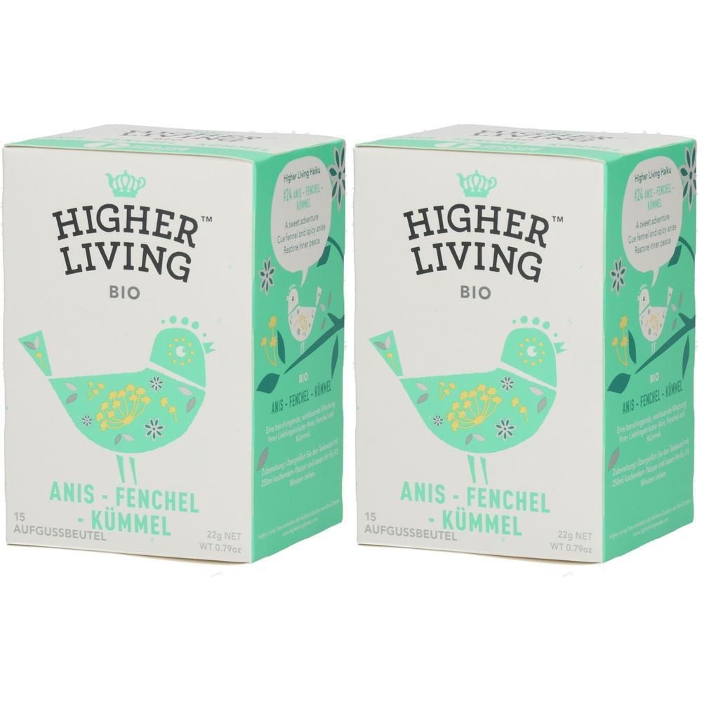 Higher Living™ Bio Anis-Fenchel-Kümmel Tee 2x22 g - Shop Apotheke