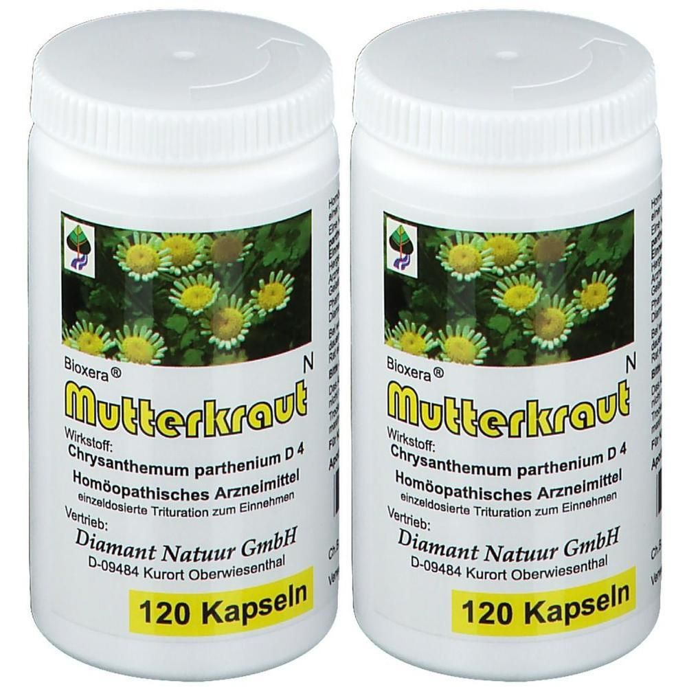 Bioxera® Mutterkraut 2x120 St - Shop Apotheke