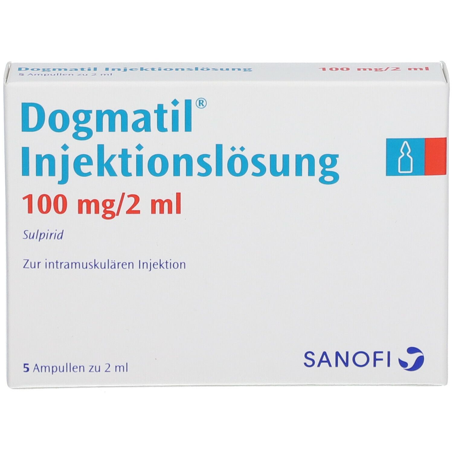 Dogmatil® 100 mg/2 ml 5x2 ml mit dem E-Rezept kaufen - Shop Apotheke