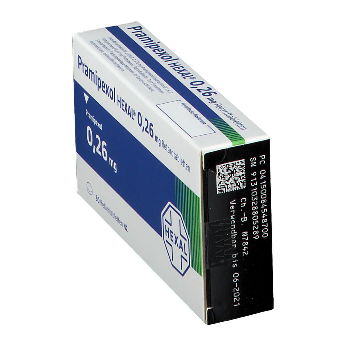 Pramipexol HEXAL® 0,26 mg 30 St mit dem E-Rezept kaufen - Shop Apotheke