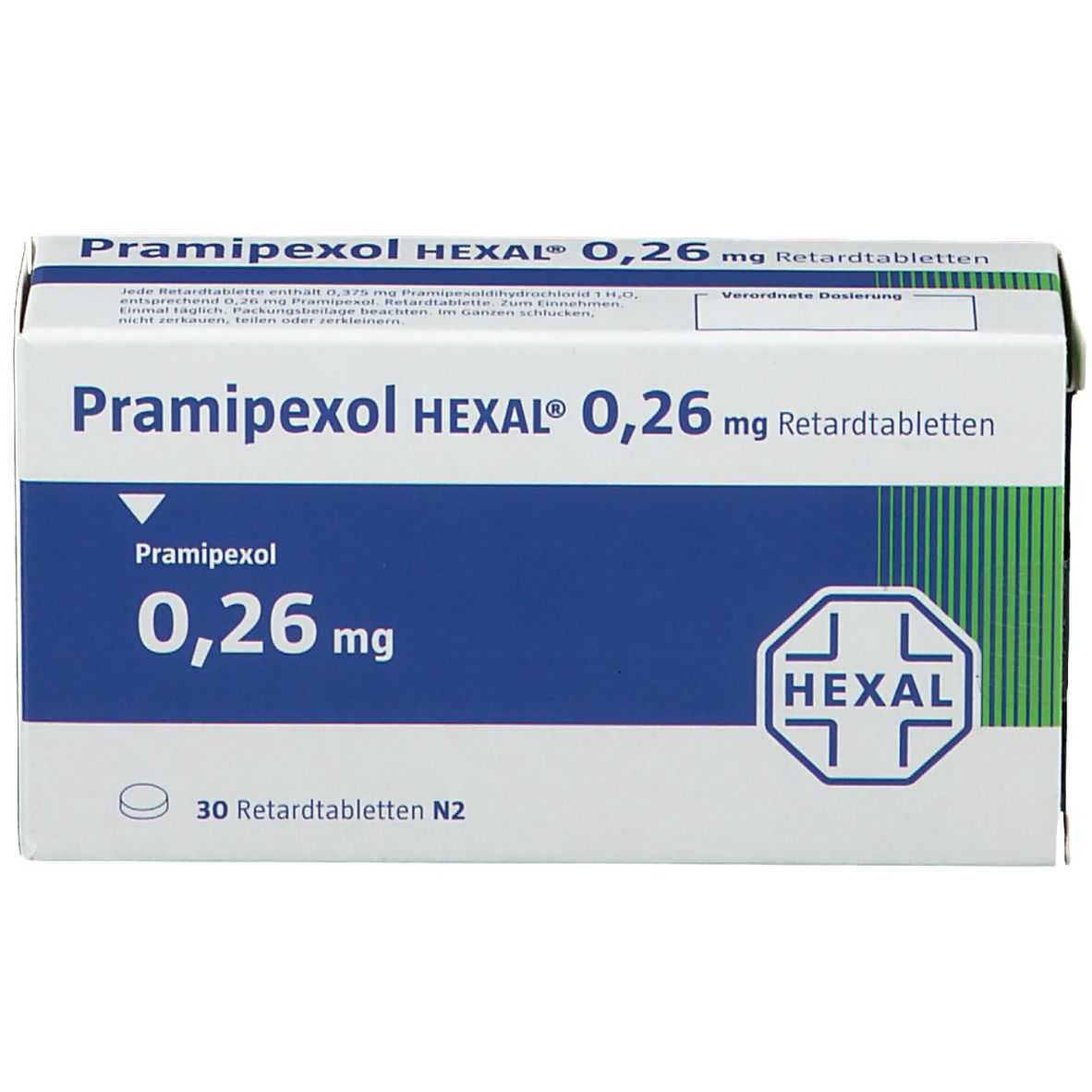 Pramipexol HEXAL® 0,26 mg 30 St mit dem E-Rezept kaufen - Shop Apotheke