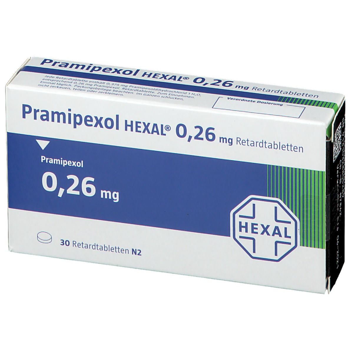 Pramipexol HEXAL® 0,26 mg 30 St mit dem E-Rezept kaufen - Shop Apotheke
