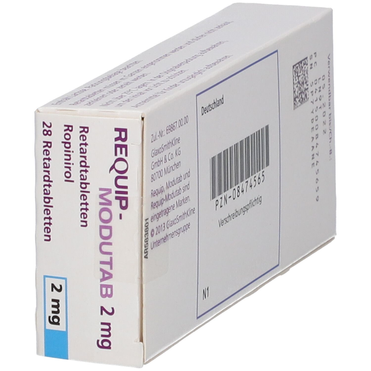 REQUIP® - MODUTAB® 2 mg 28 St mit dem E-Rezept kaufen - Shop Apotheke